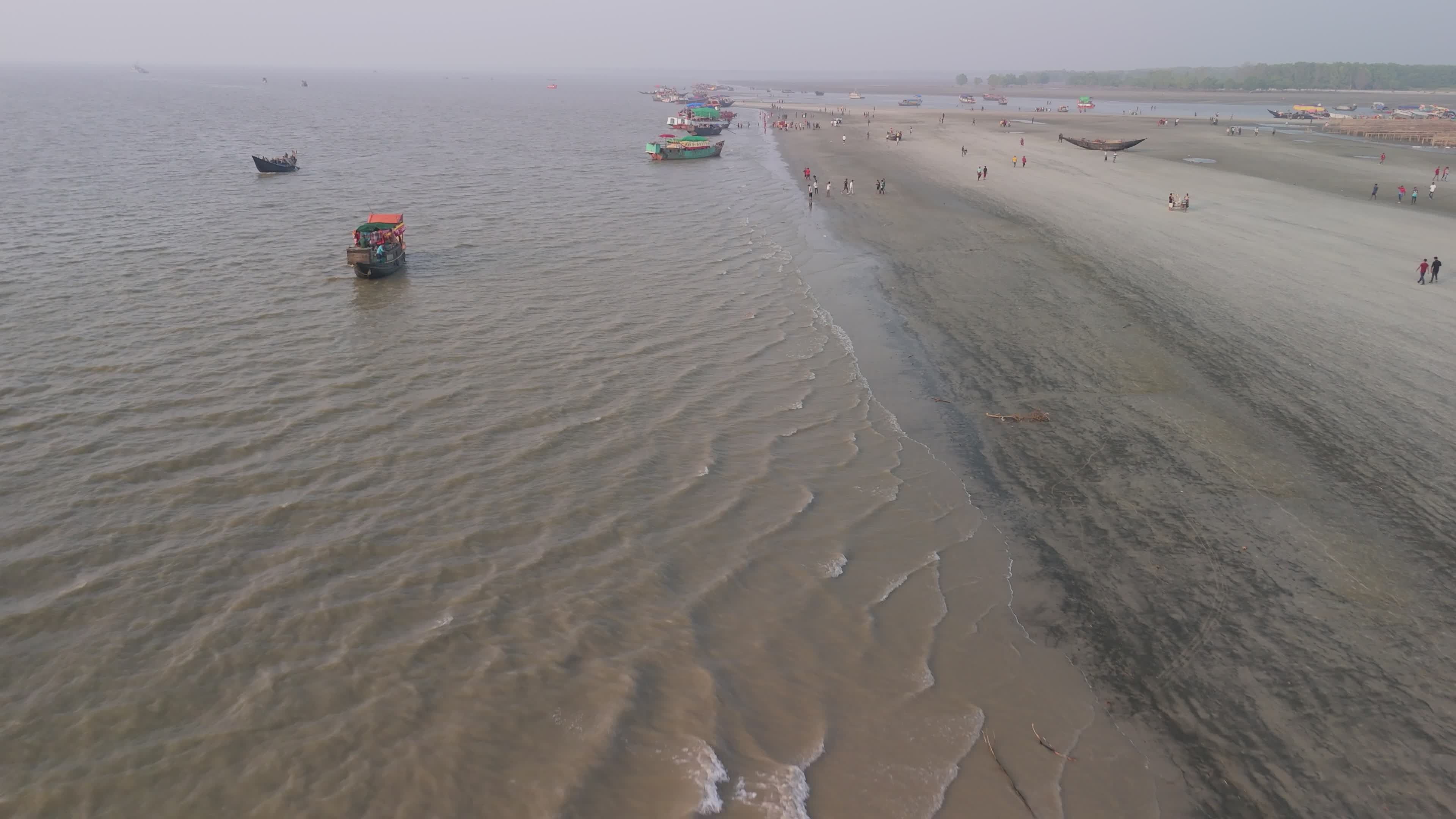 Imágenes Aéreas De La Isla Dublar Char, Sundarbans, Bangladesh (Vídeo ...