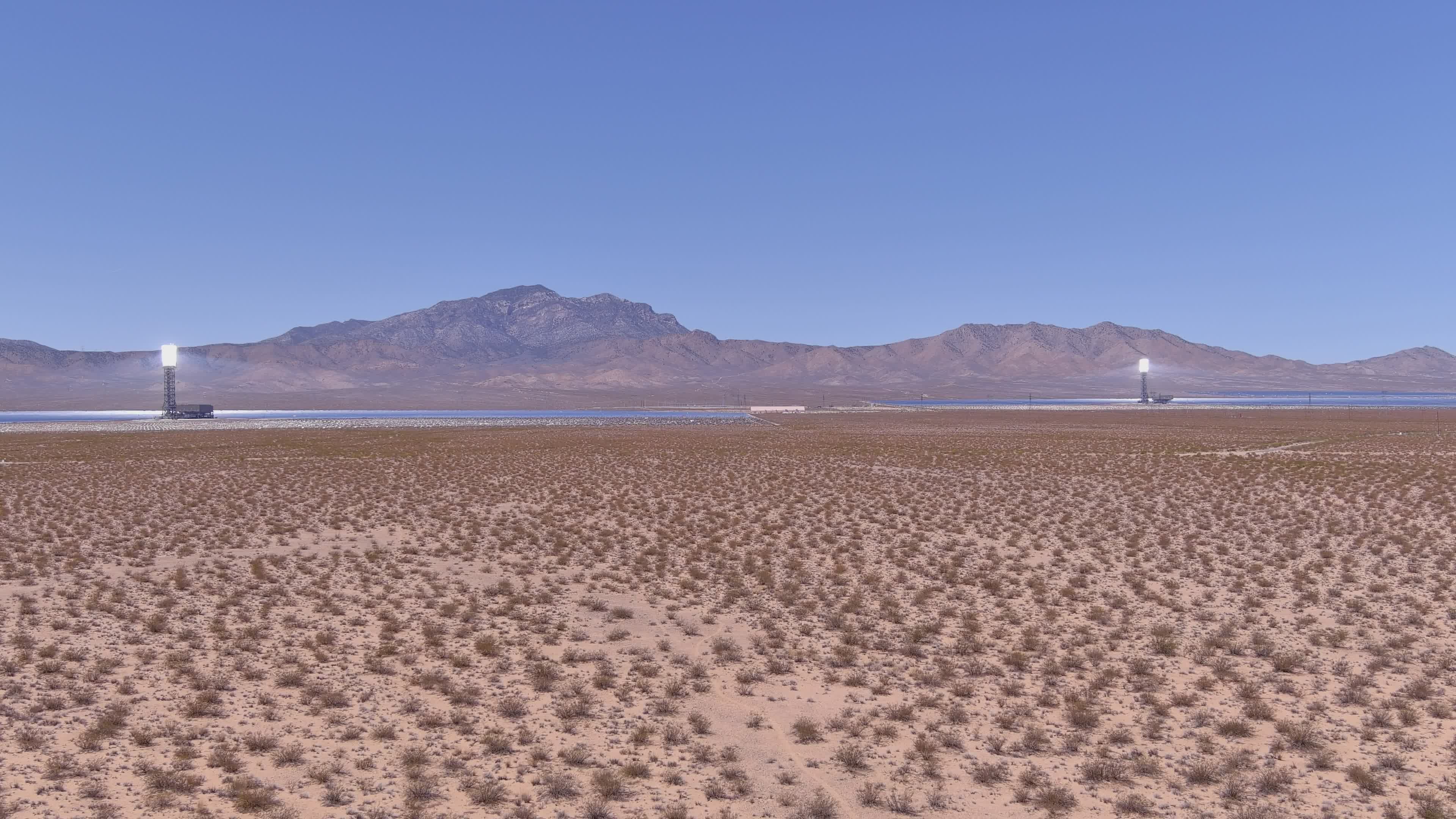 Solar Farm in Mojave Desert, California Free Stock Video Footage ...