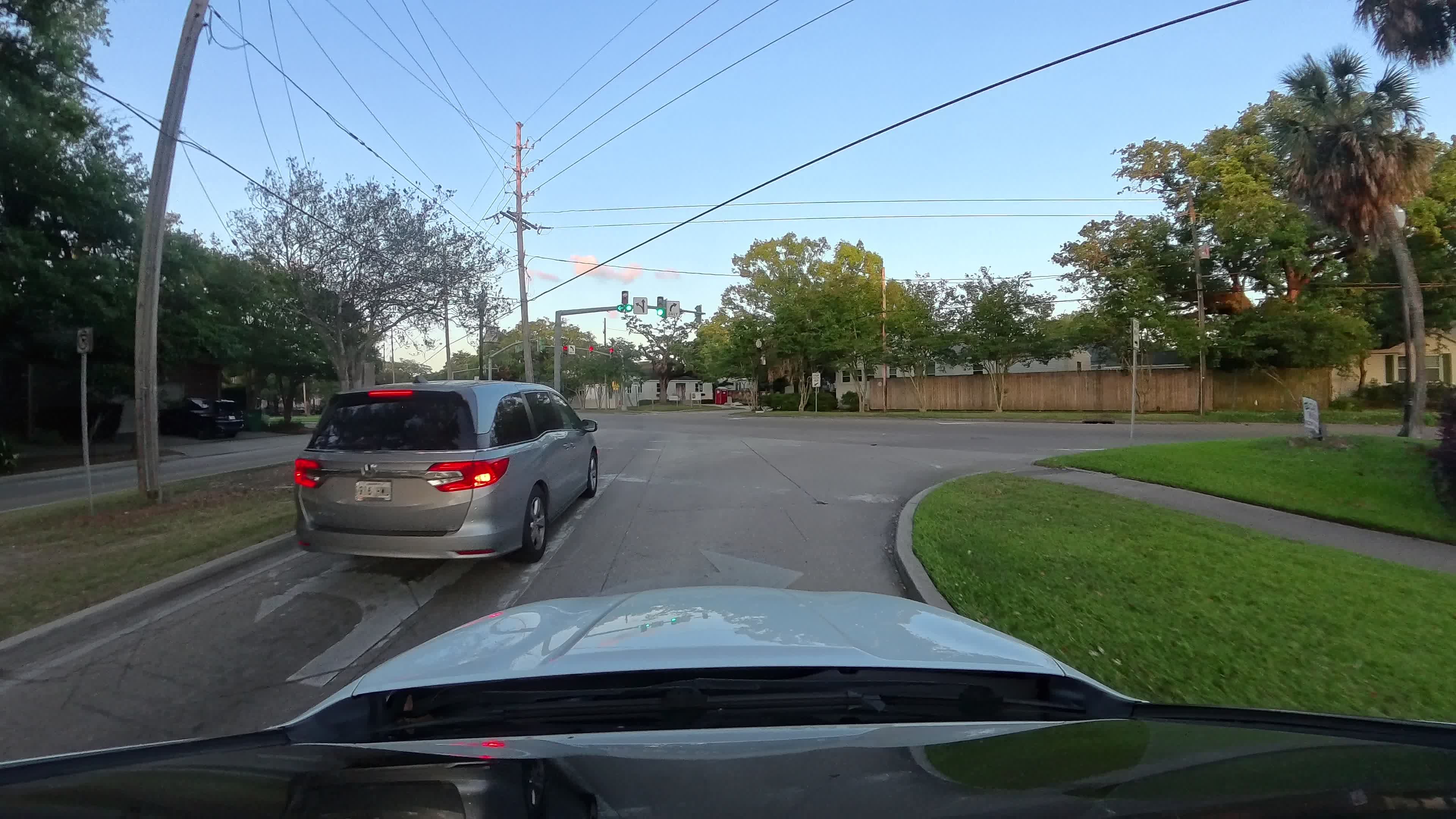 Peaceful Suburban Street Drive During Sunset Free Stock Video Footage ...