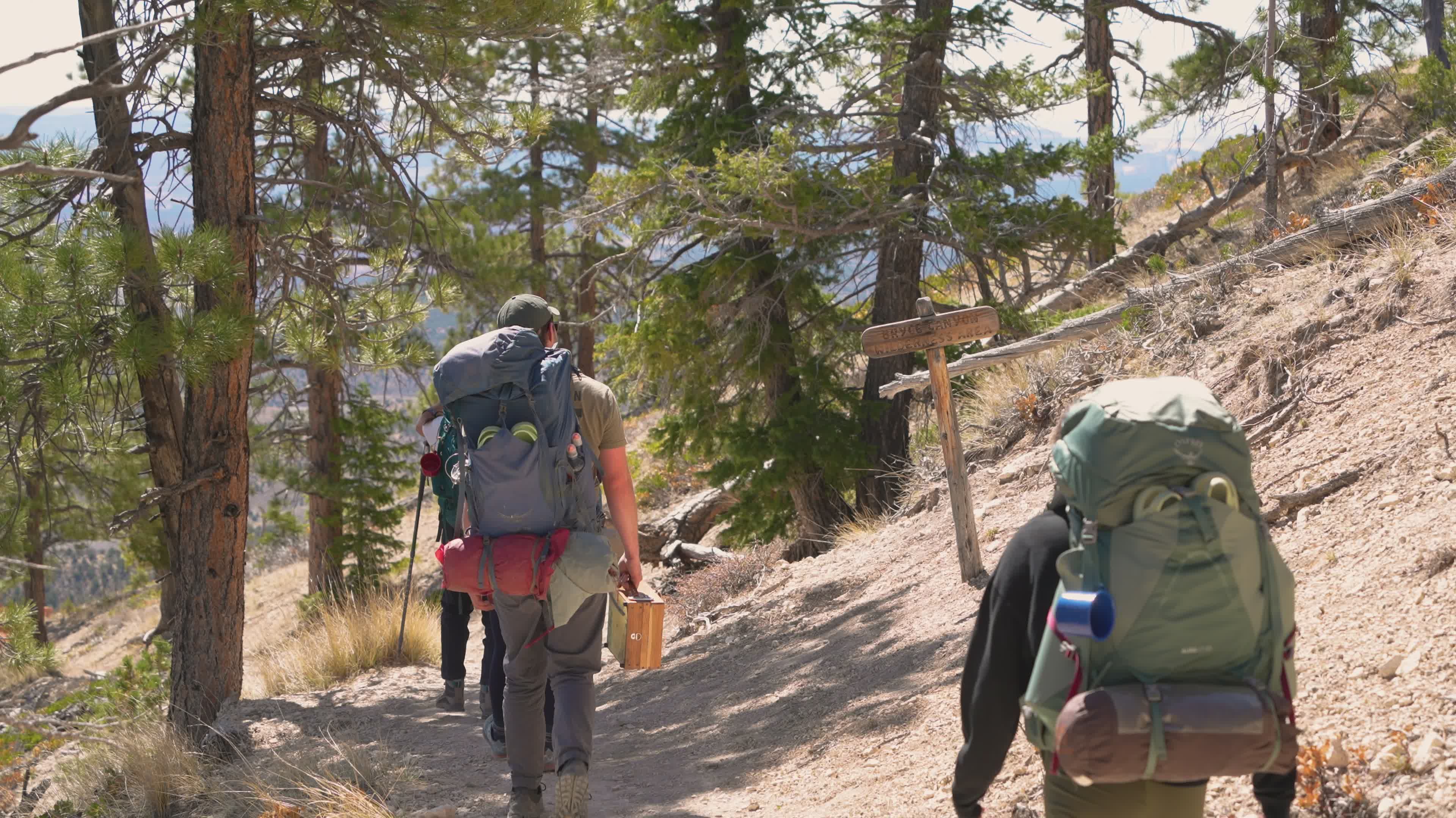 Adventurous Hike in Bryce Canyon National Park Free Stock Video Footage ...
