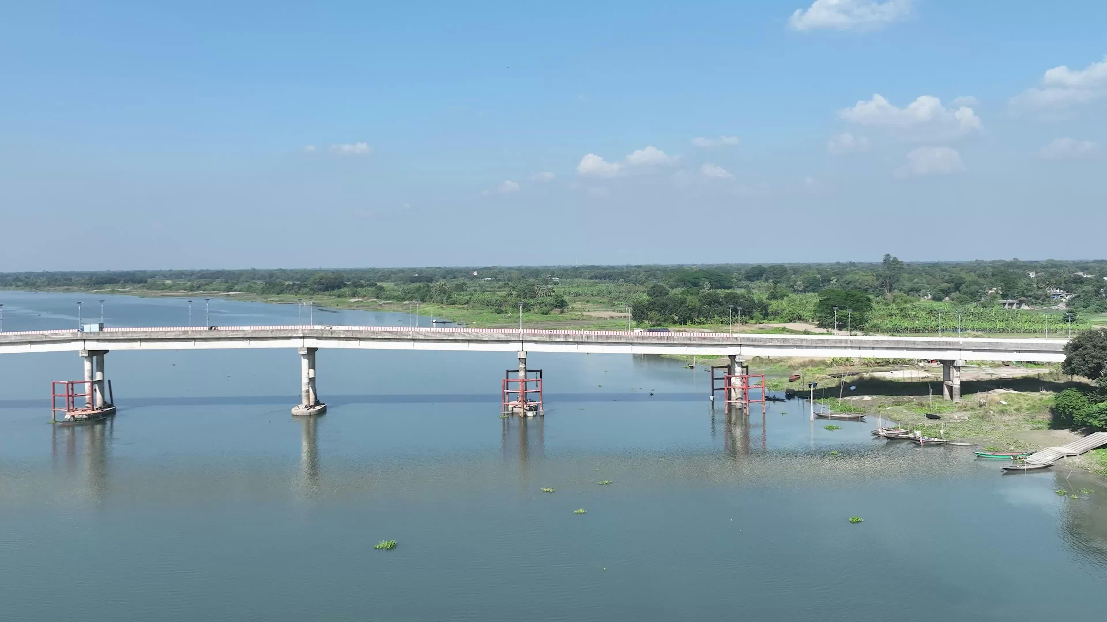 Scenic Bridge Over River in Gazipur Free Stock Video Footage, Royalty ...
