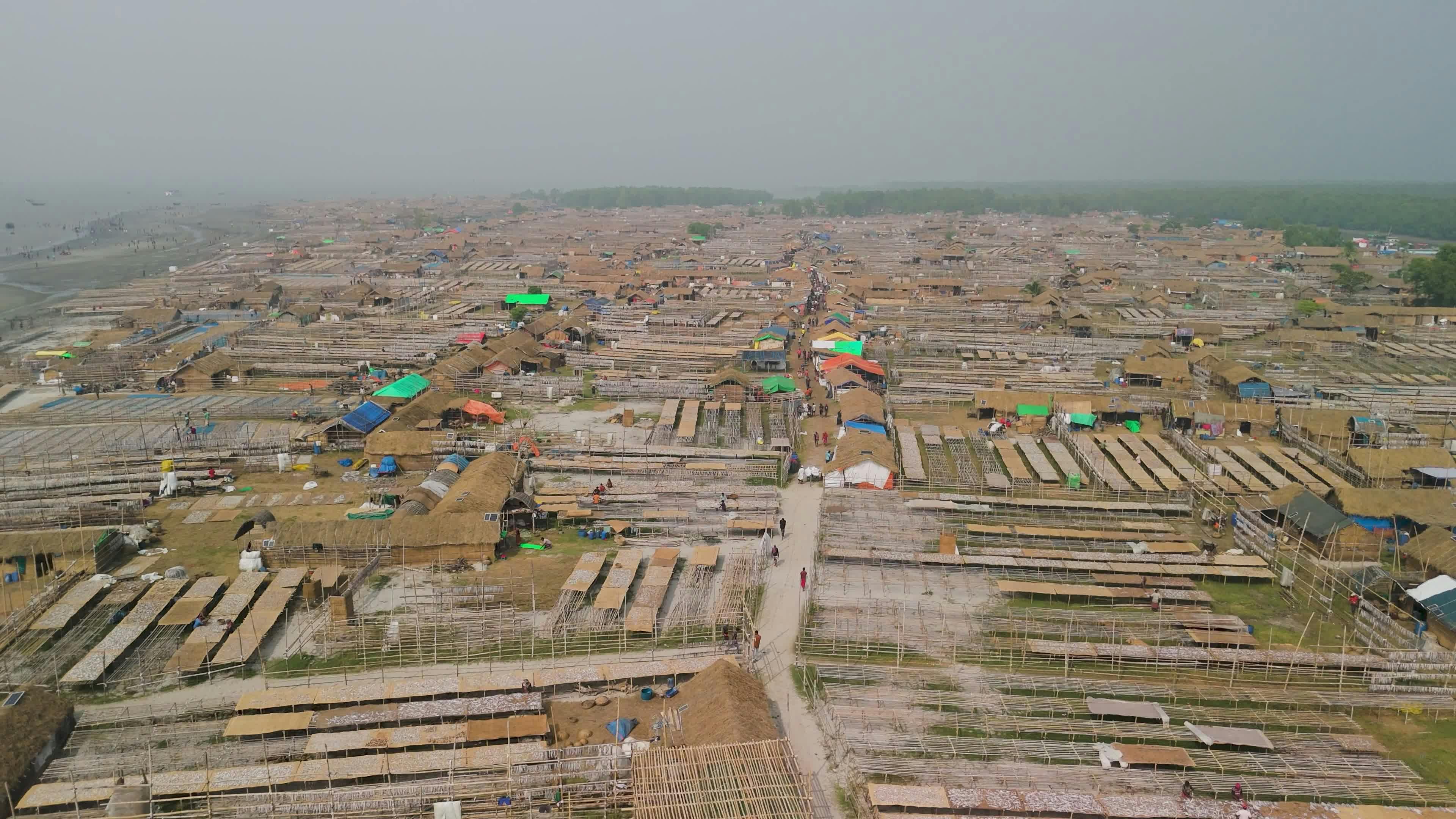 Rekaman Udara Drone Pulau Dublar Char, Sundarbans | Keindahan Pantai ...