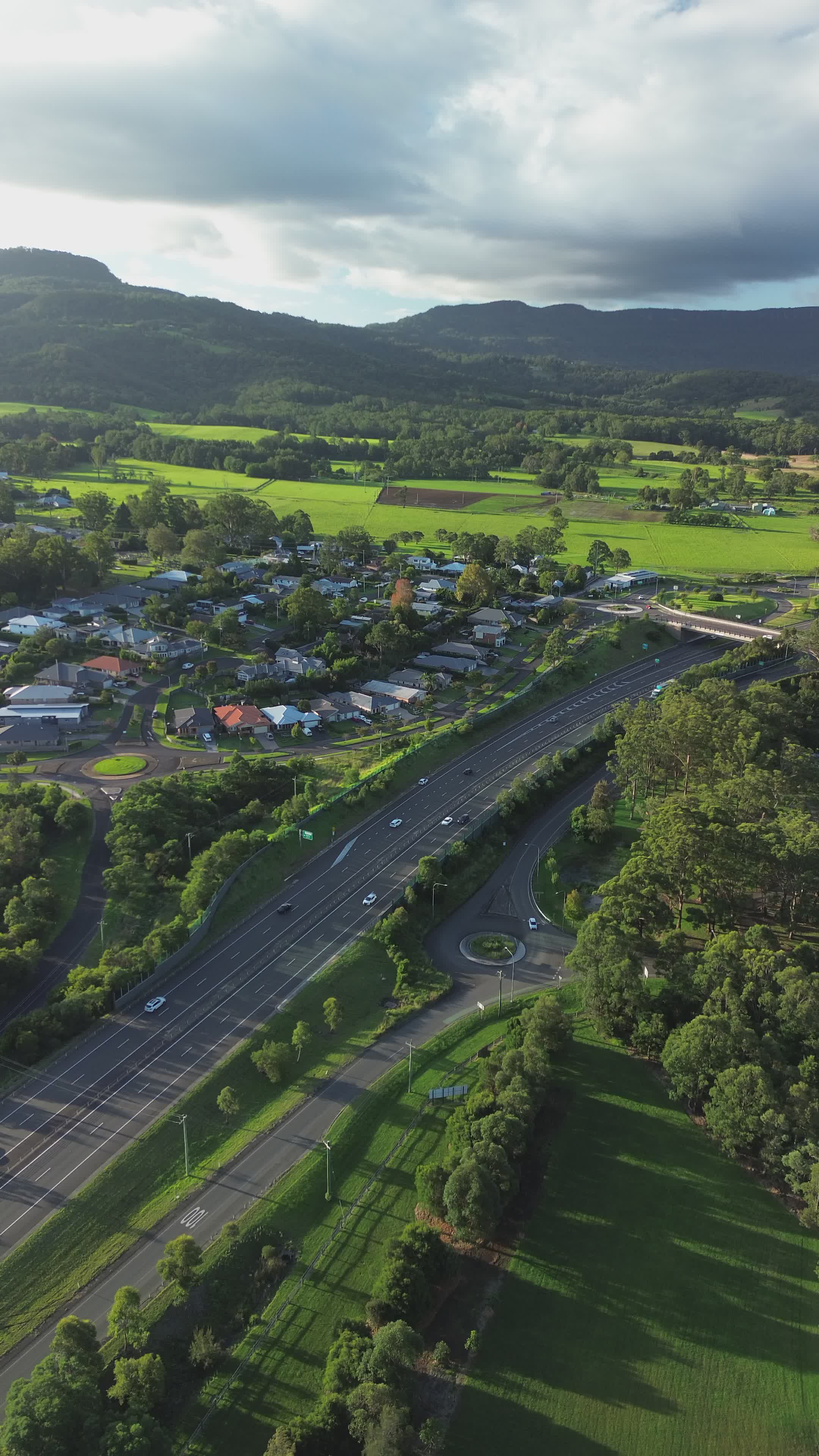 Aerial View of Scenic Australian Countryside Free Stock Video Footage ...