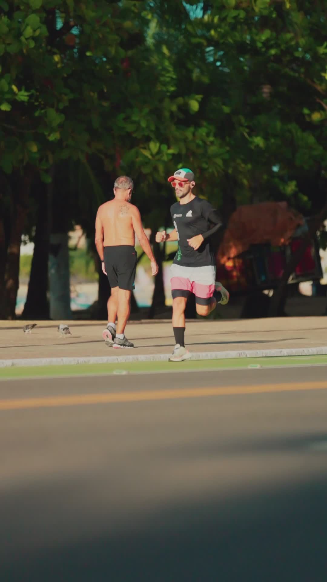 Active Jogger Running Outdoors by the Sea Free Stock Video Footage ...