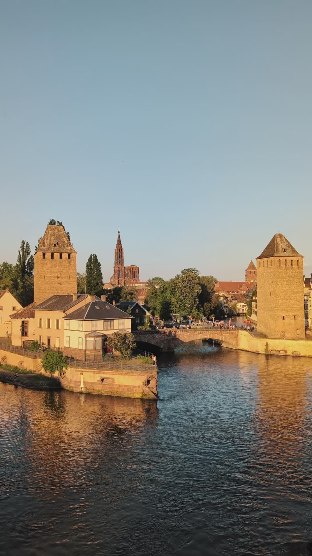 Strasbourg's Historic Cityscape in Summer Free Stock Video Footage ...