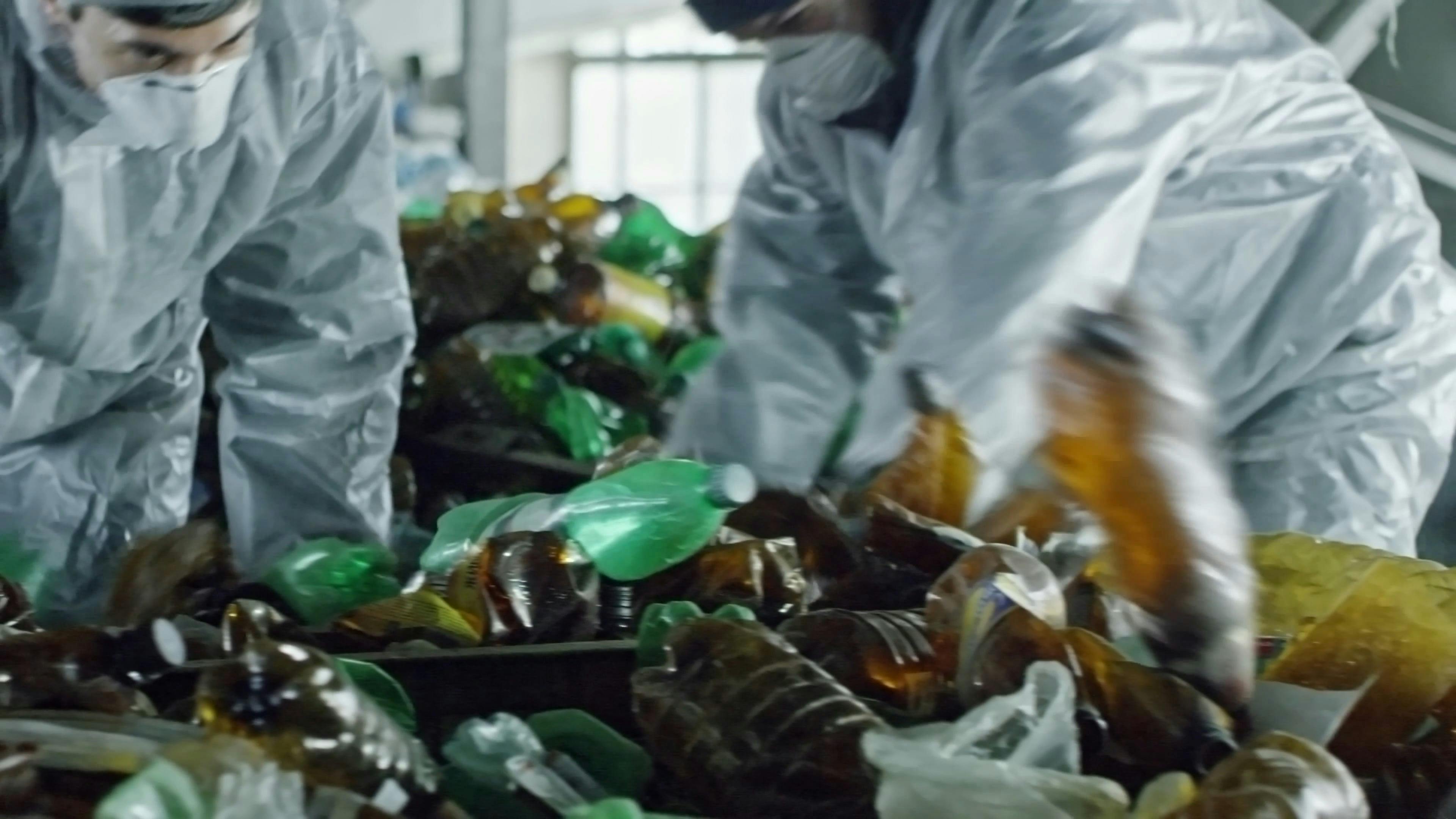 People Working In A Plastic Factory For Recycle · Free Stock Video