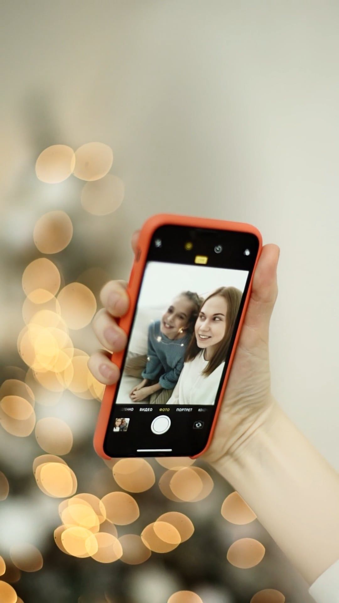 Video Recording Of A Mother And Daughter On A Smart Cellphone · Free ...