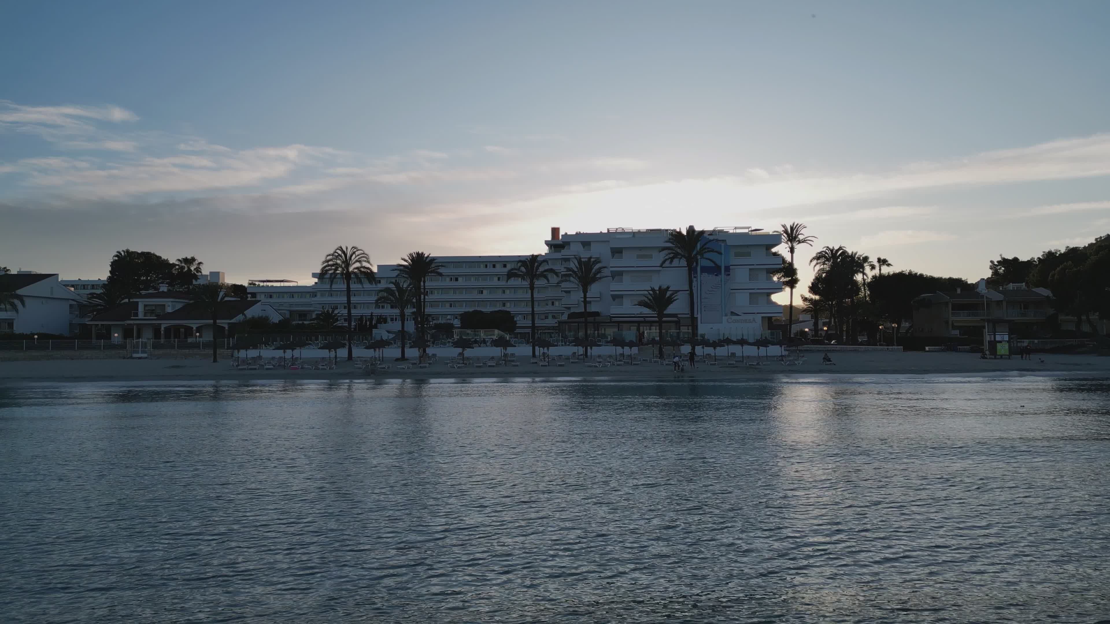 Stunning Beachfront Sunset in Mallorca Free Stock Video Footage ...