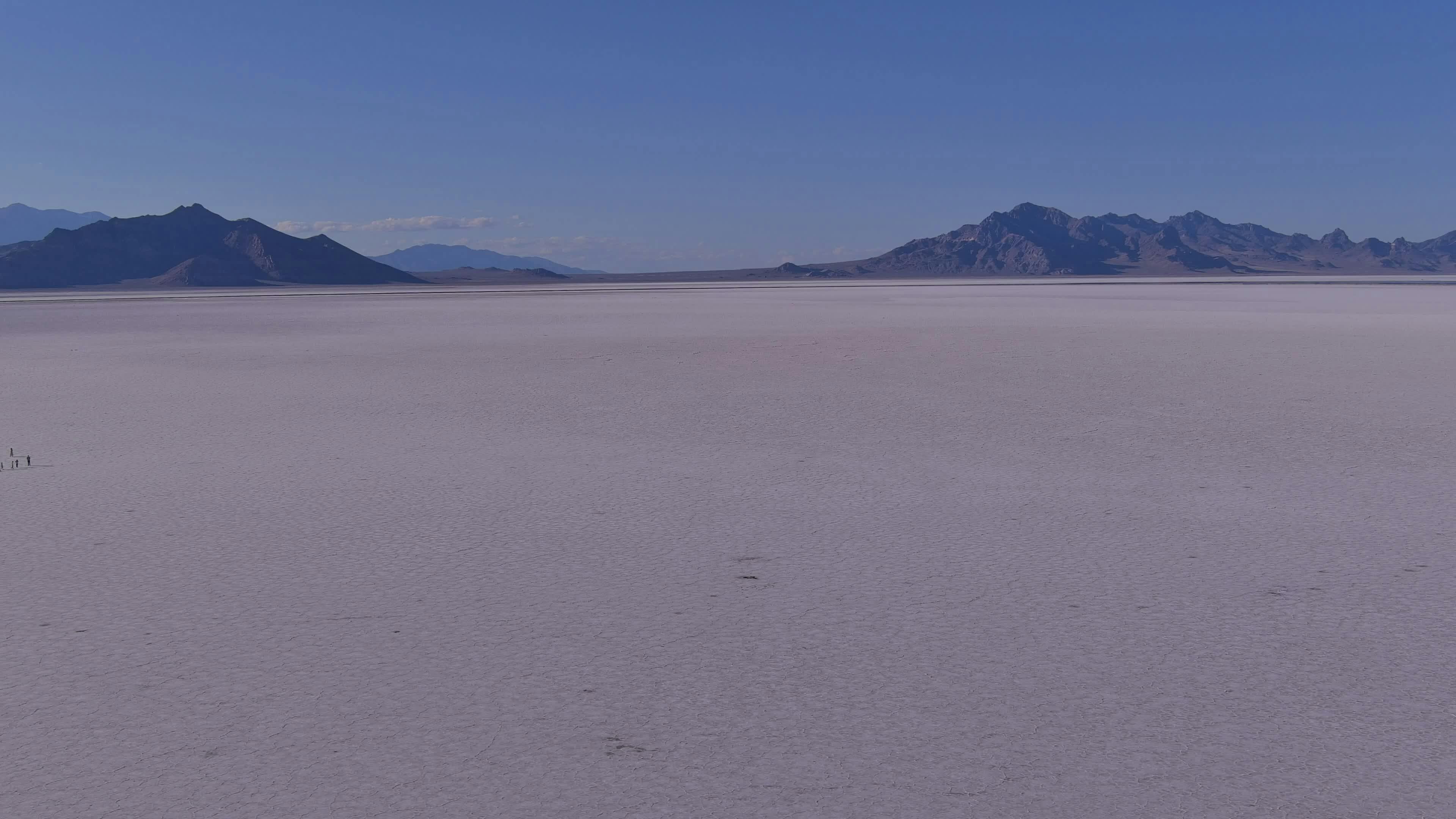 Scenic Aerial View of Utah Salt Flats Free Stock Video Footage, Royalty ...