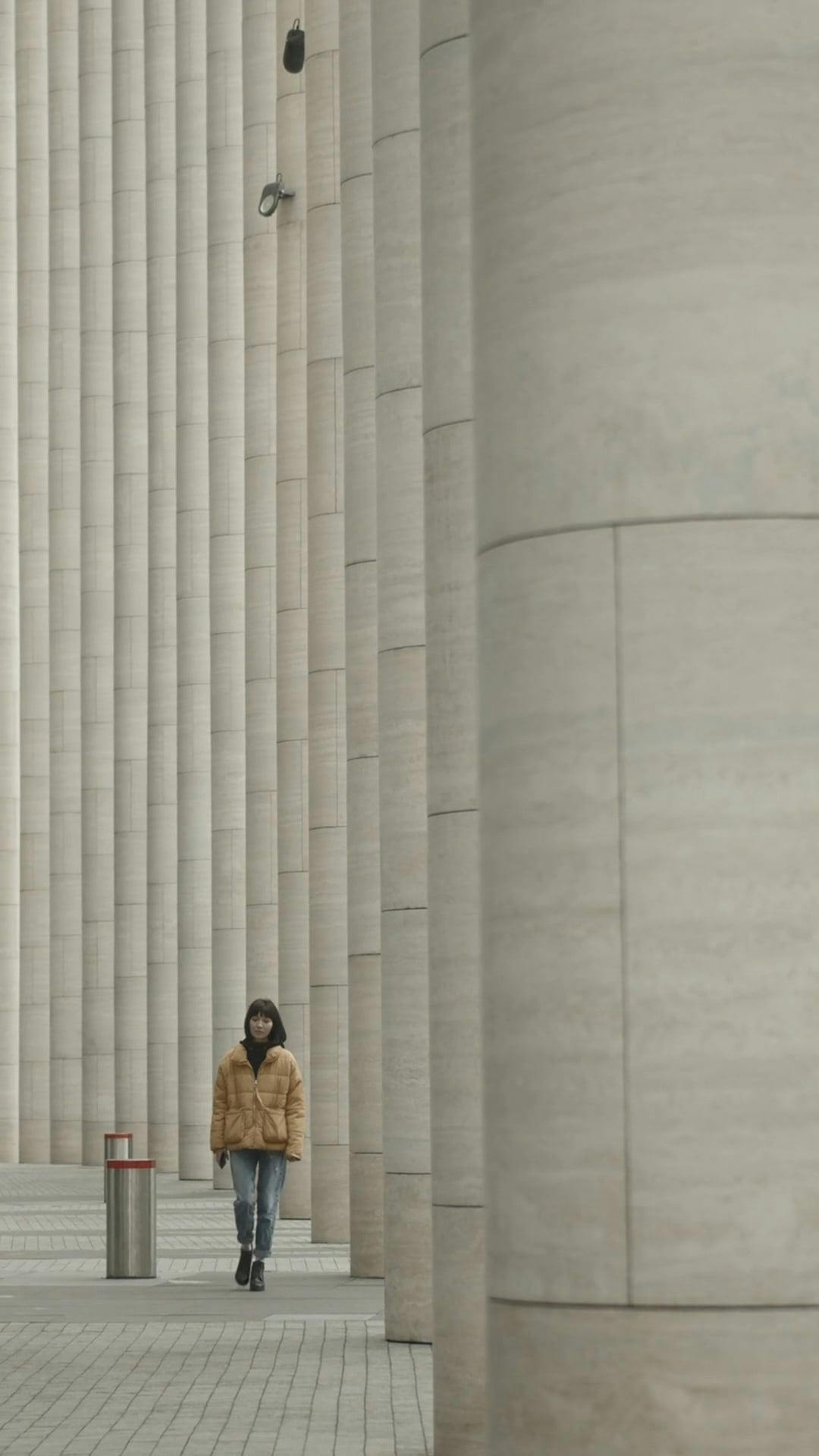Woman Walking Freely And Happy On The Street Free Stock Video Footage ...