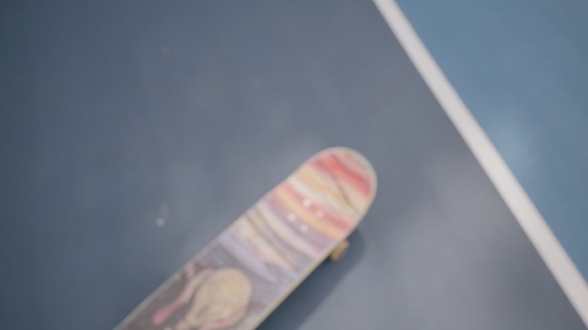 Skateboard Art on Basketball Court Free Stock Video Footage, Royalty ...