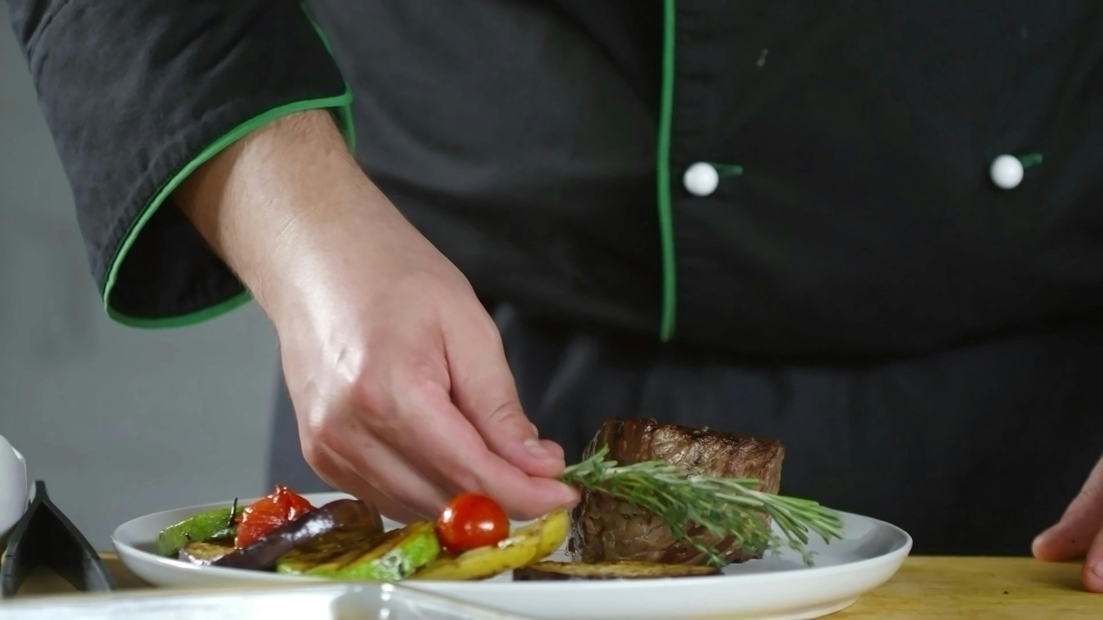 Food Presentation In A Plate Done By A Chef · Free Stock Video