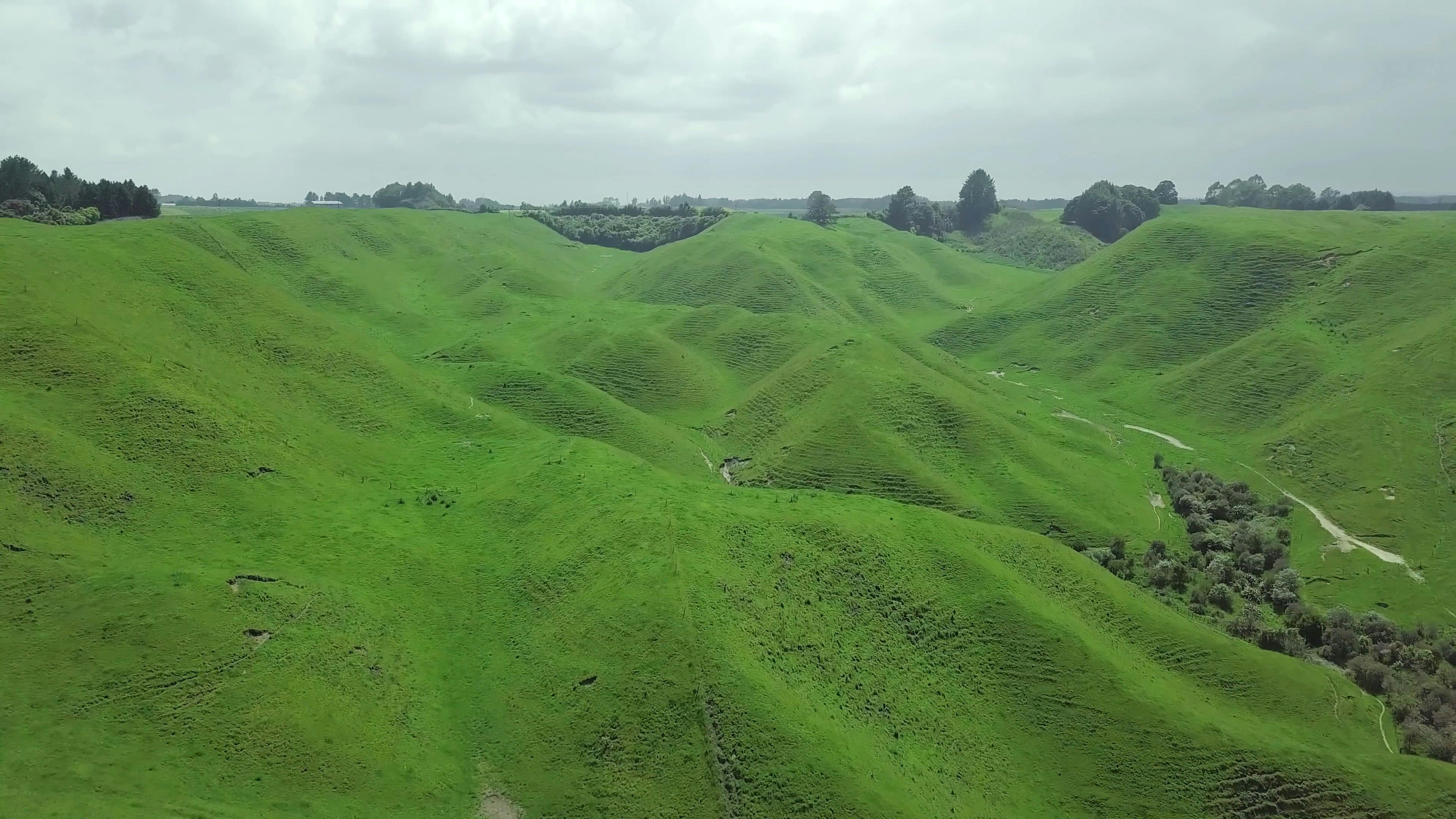 Gammes De Couverture De Collines Dans L'herbe Verte · Vidéos gratuites