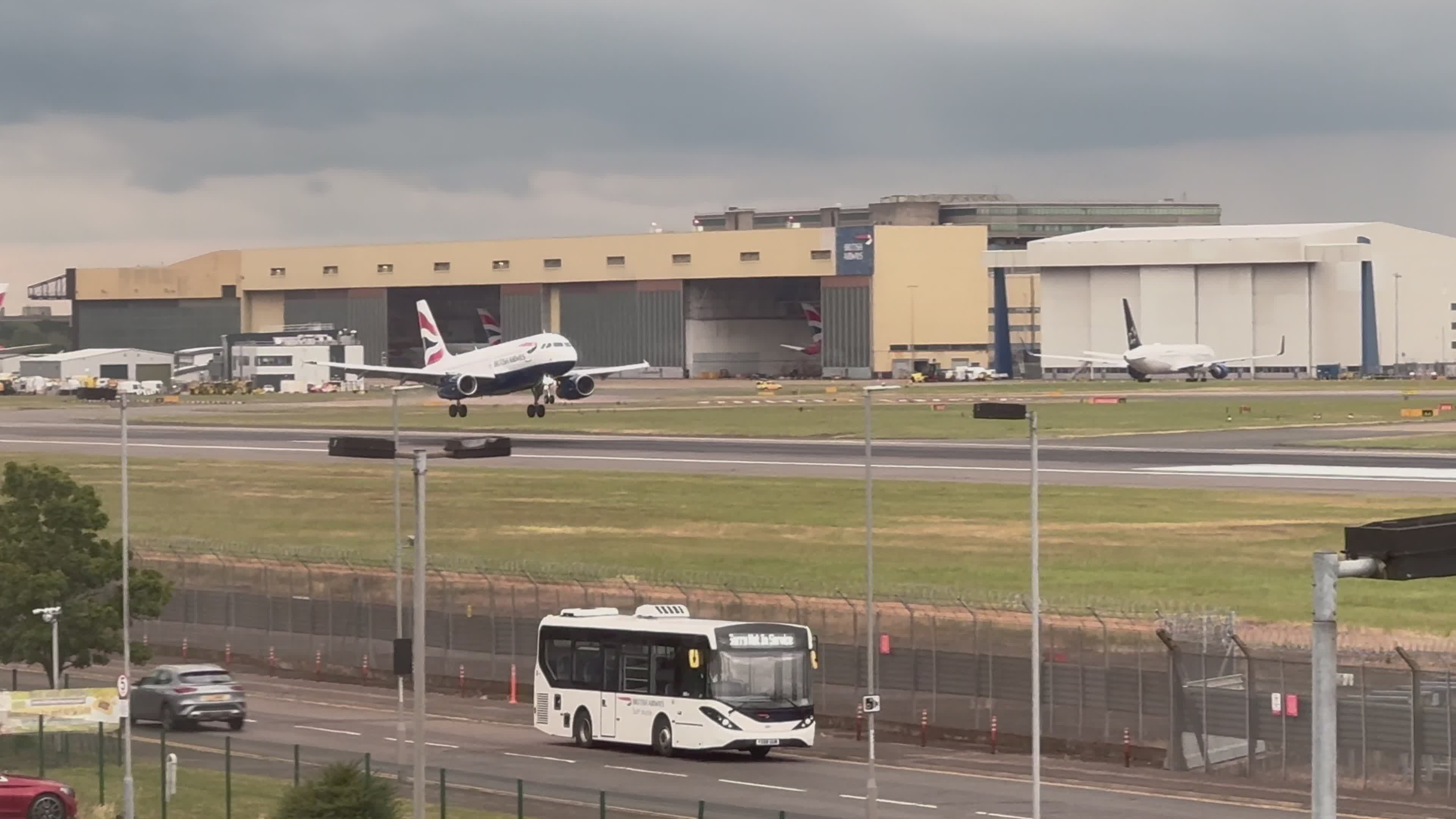 Timelapse of British Airways at Heathrow Airport Free Stock Video ...