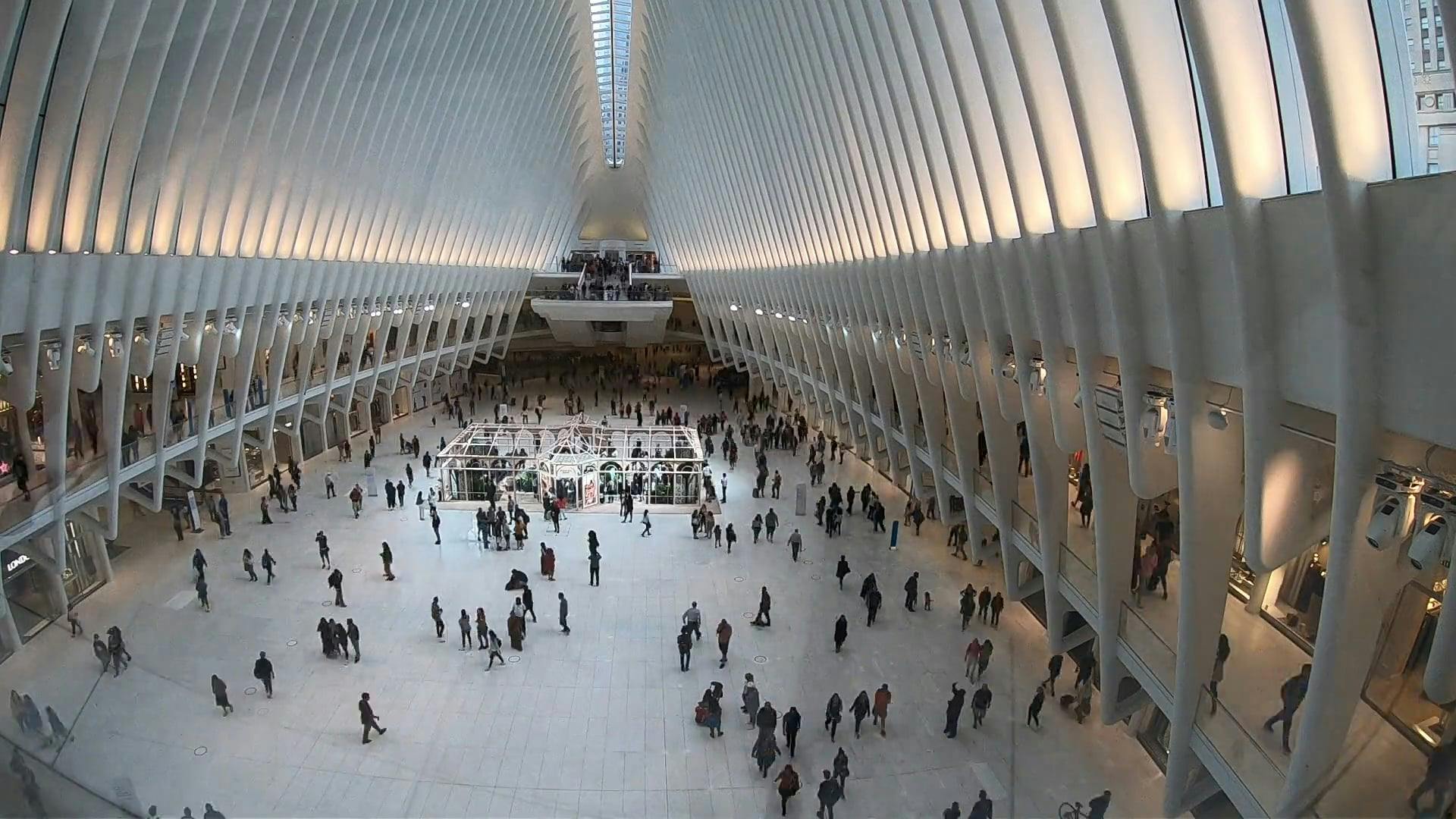 People Crowding A Busy Terminal In New York City Free Stock Video ...