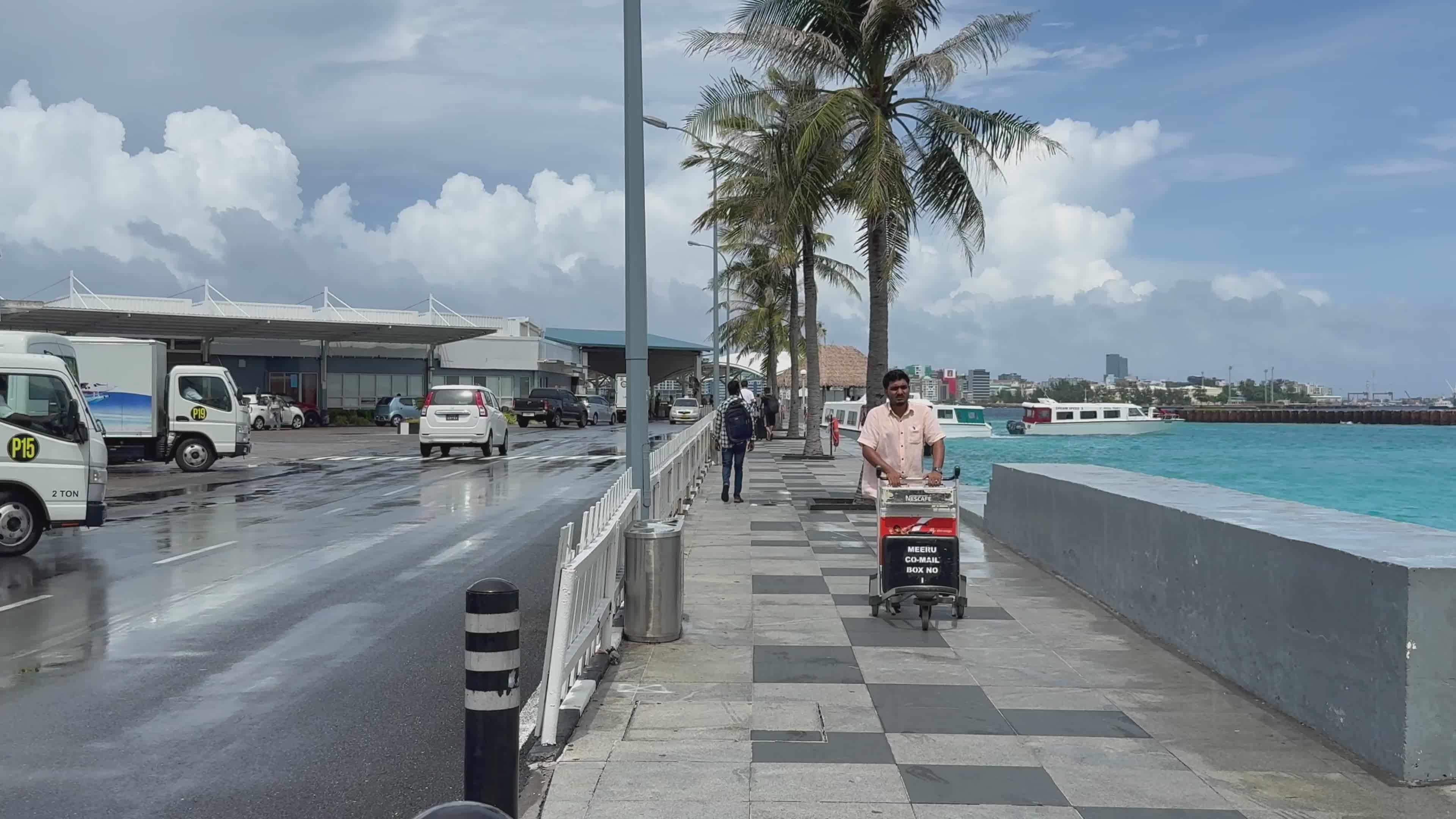 Velana Airport Entrance View in Maldives Free Stock Video Footage ...