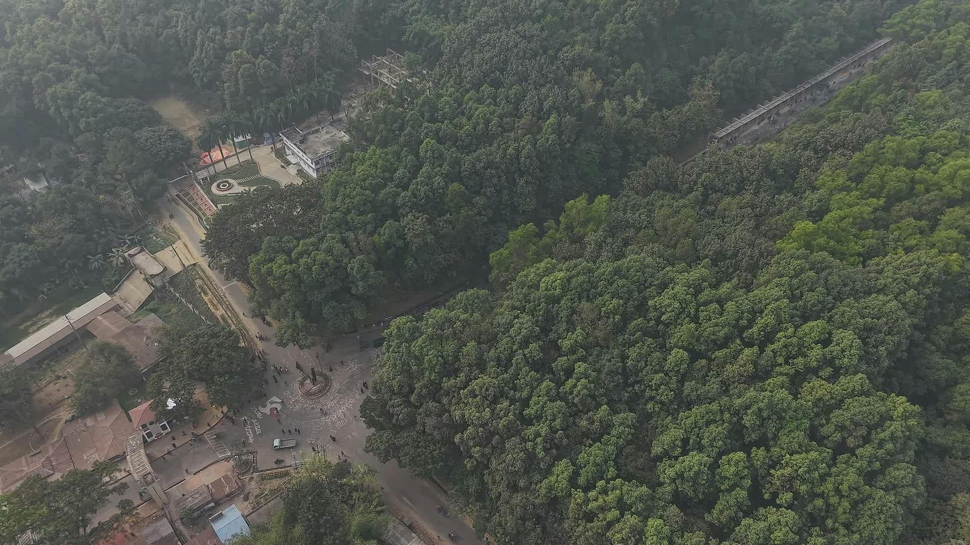 Aerial View of Chittagong University Campus Free Stock Video Footage ...