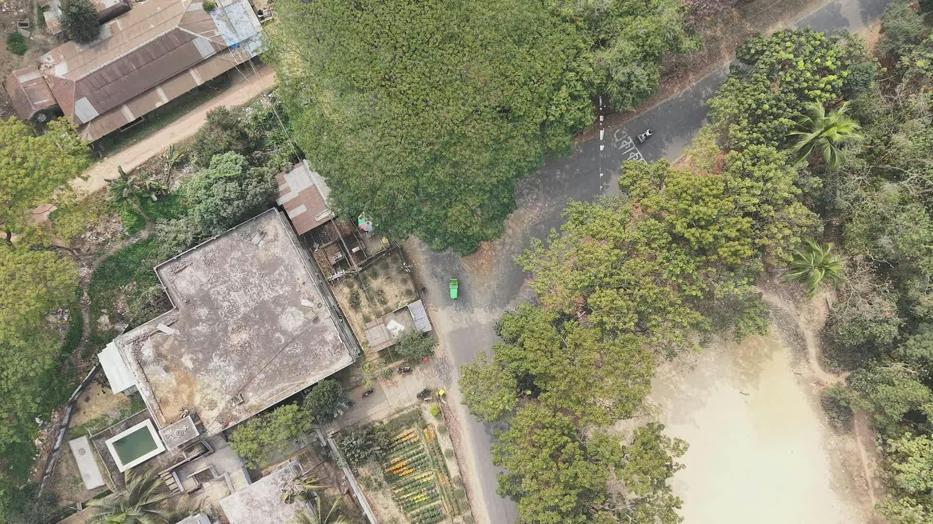 Aerial View of Chittagong University Campus Free Stock Video Footage ...