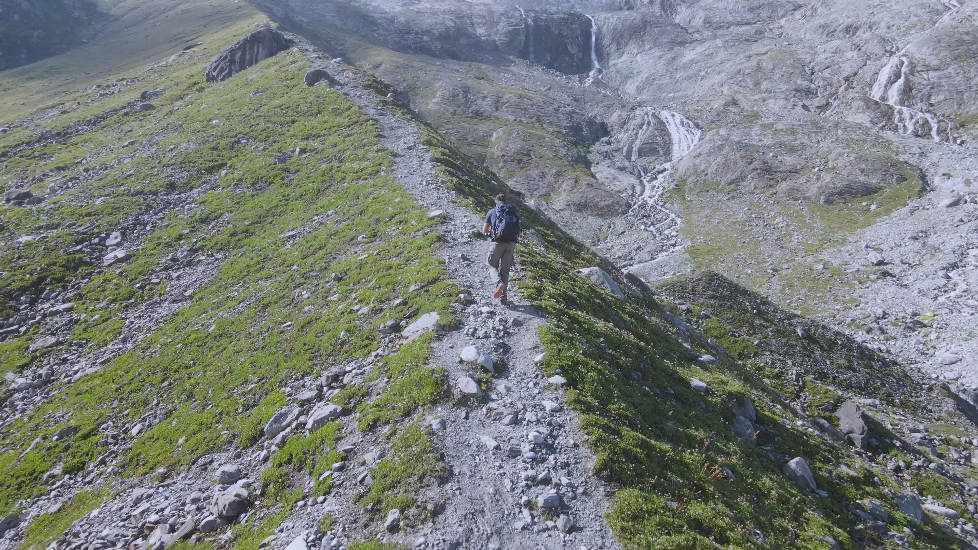 Aerial View of Alpine Adventure Trail Free Stock Video Footage, Royalty ...