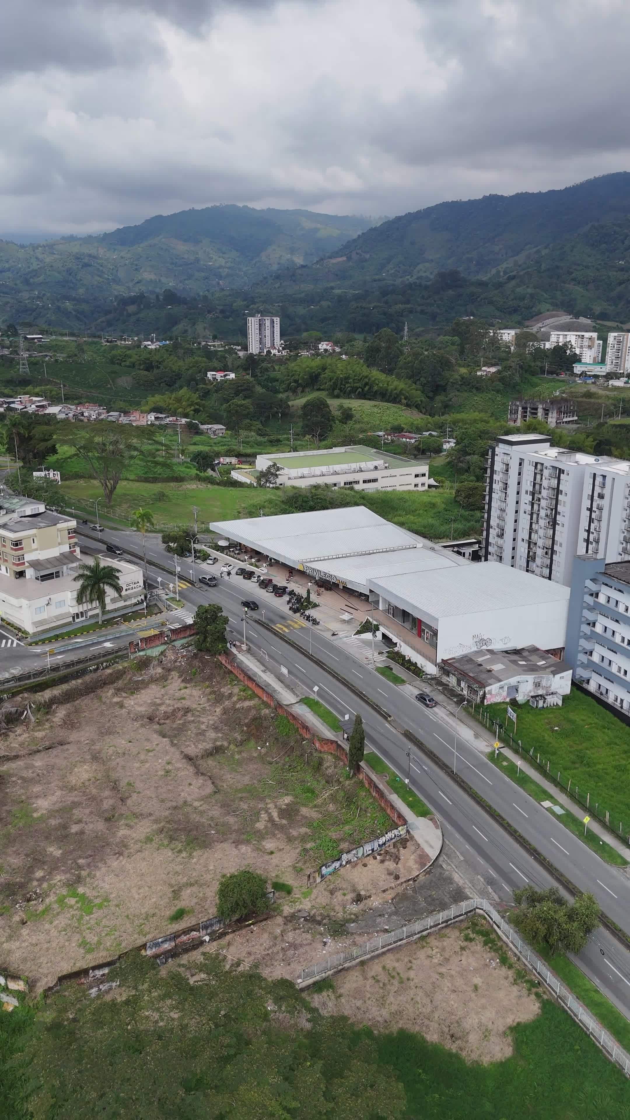 Aerial View of Armenia Quindío Urban Landscape Free Stock Video Footage ...