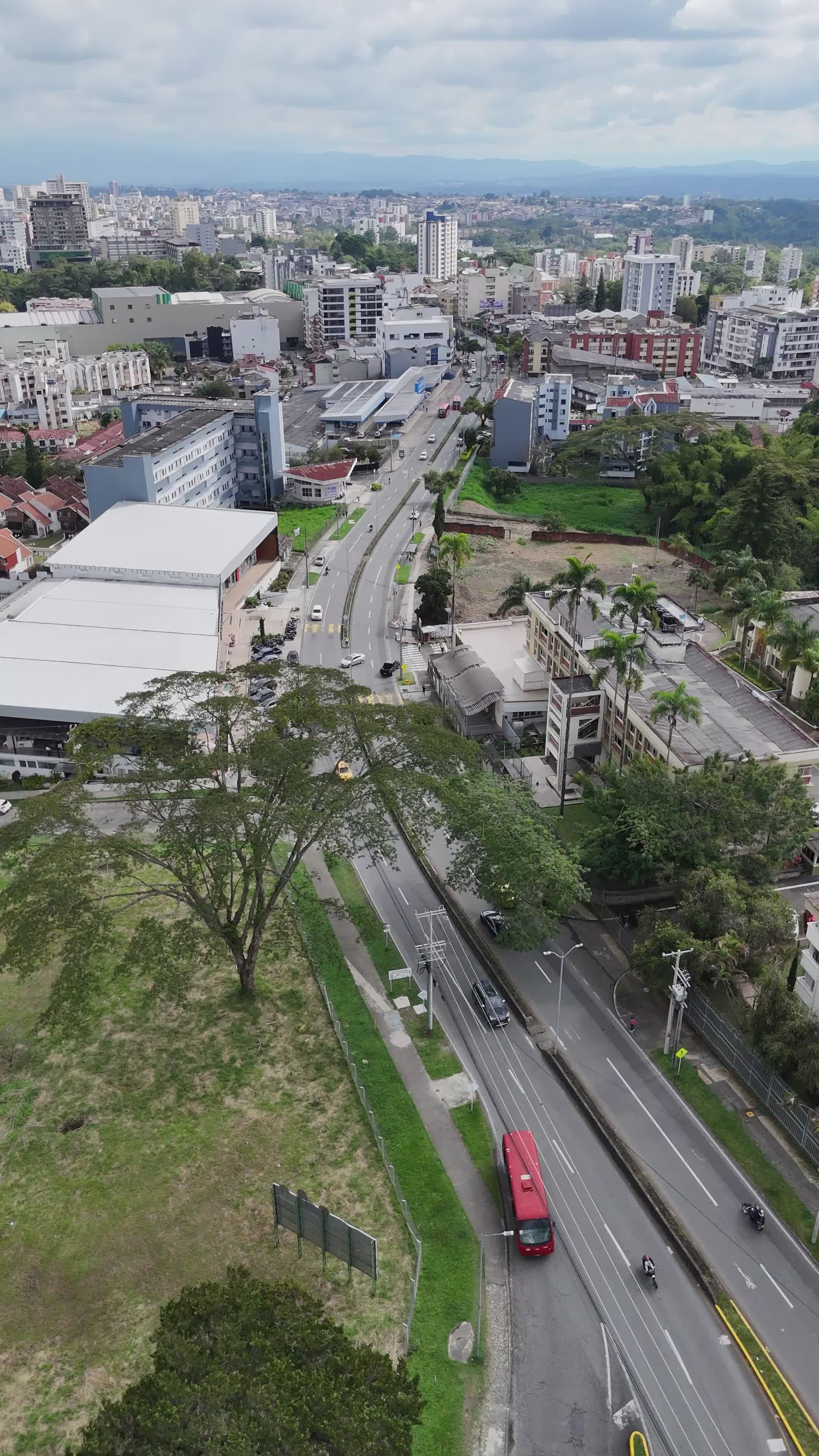 Aerial View of Armenia Quindío Urban Landscape Free Stock Video Footage ...