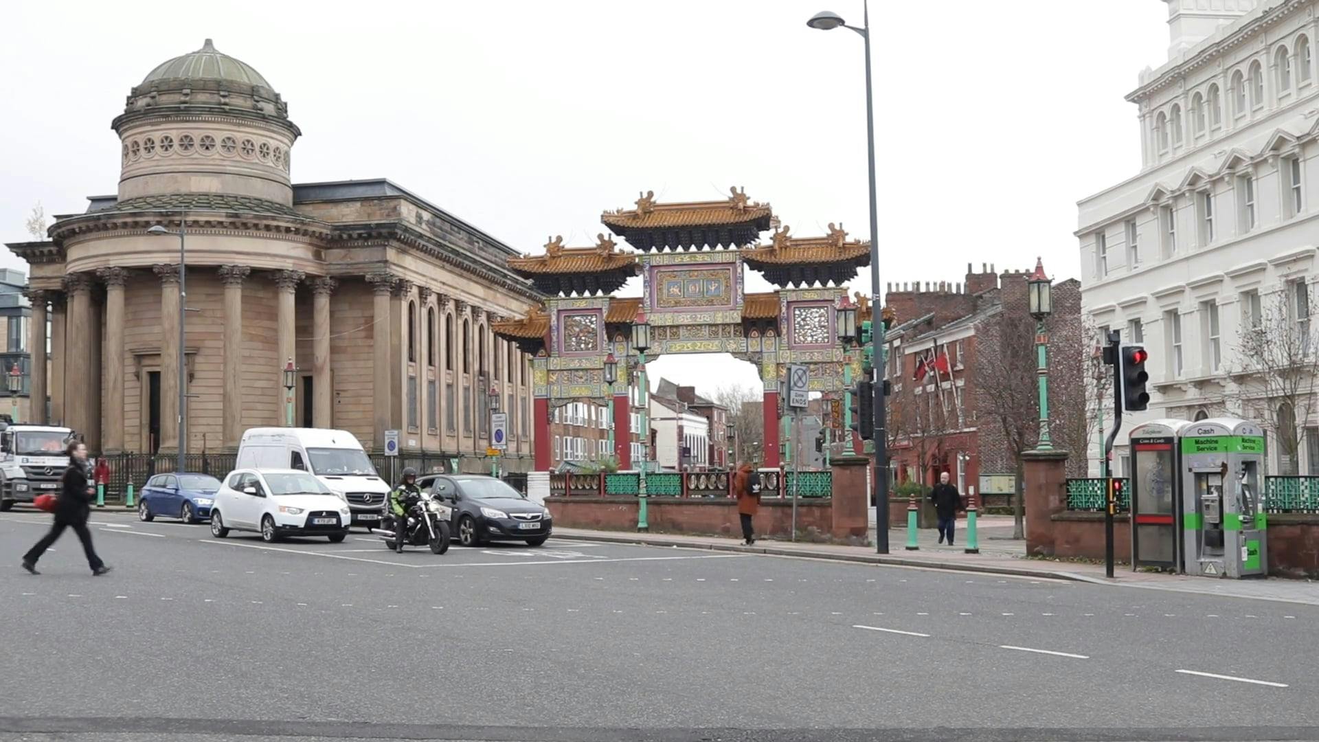 The Gateway Entrance To Chinatown In Liverpool, England Free Stock ...