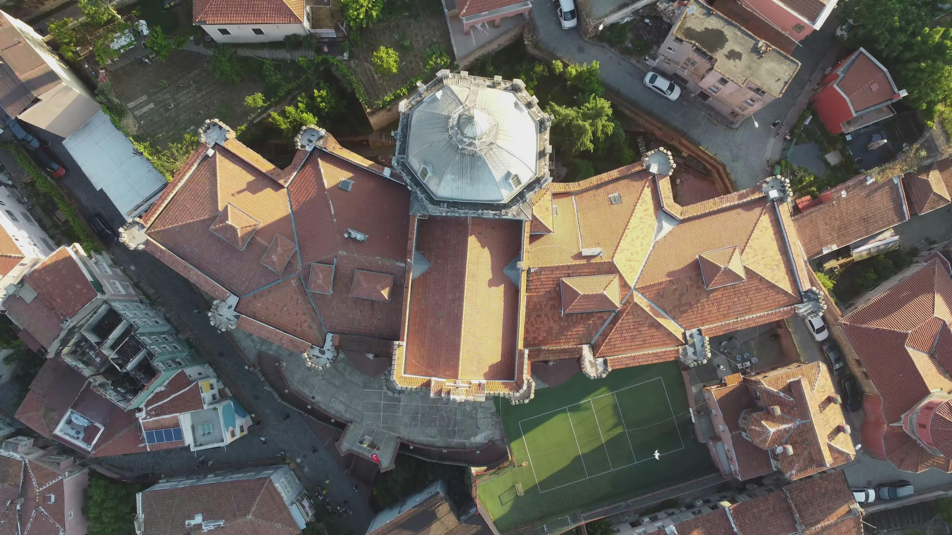 Drone View of Historic Istanbul Architecture Free Stock Video Footage ...