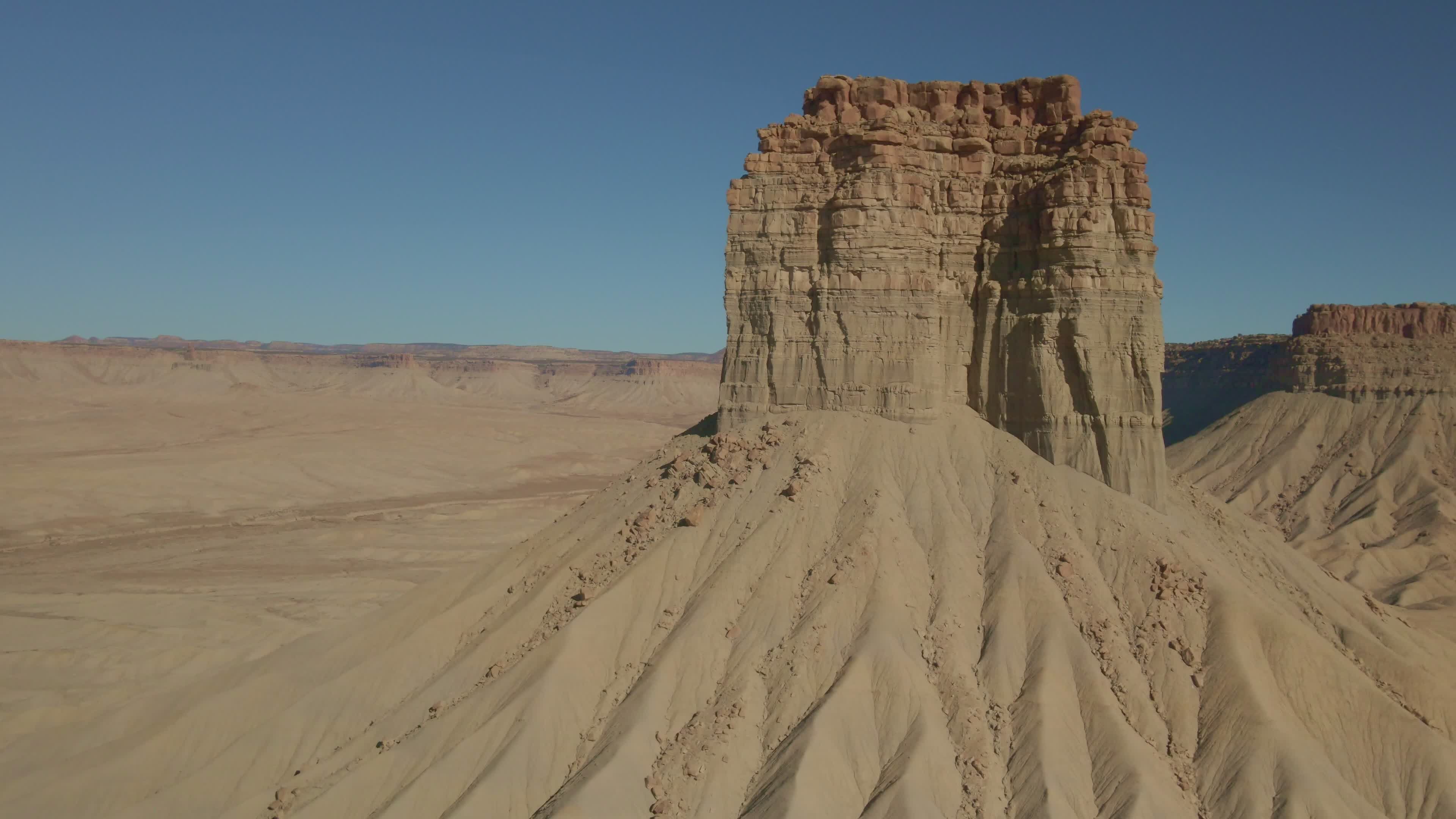 Aerial View of Southwest Colorado Rock Formations Free Stock Video ...