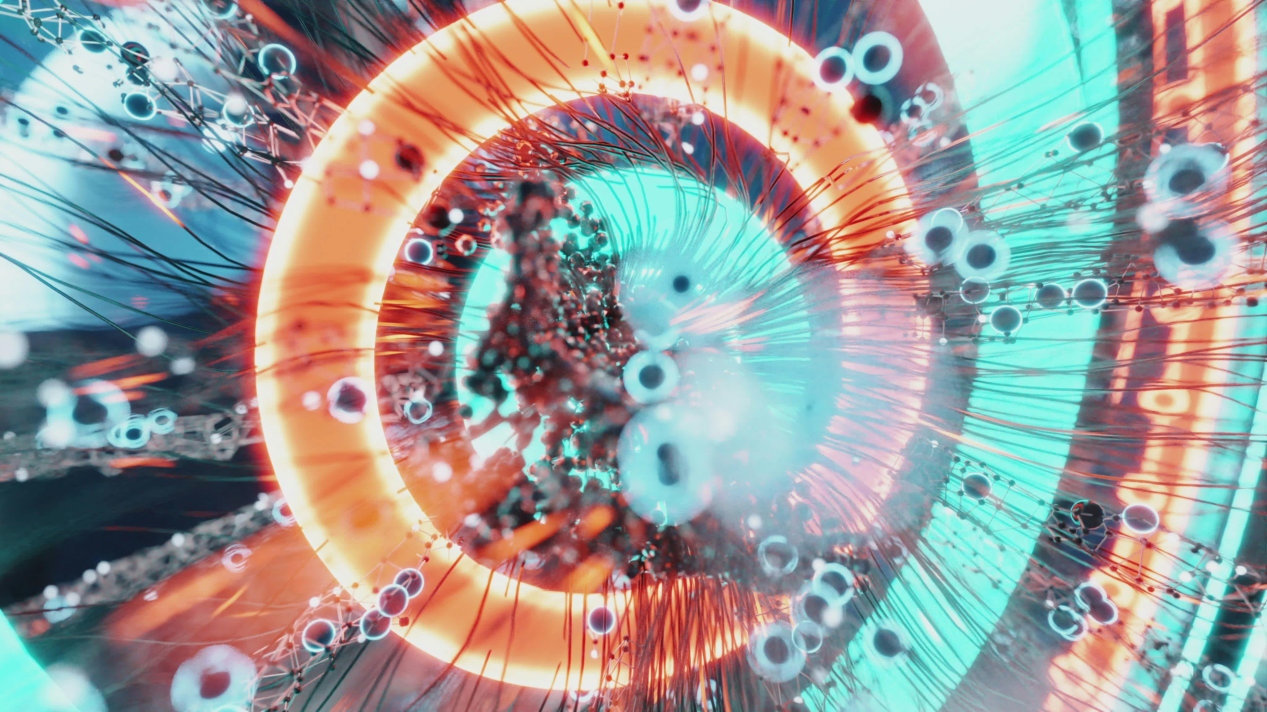 Dynamic Abstract Motion Blur Animation Free Stock Video Footage ...