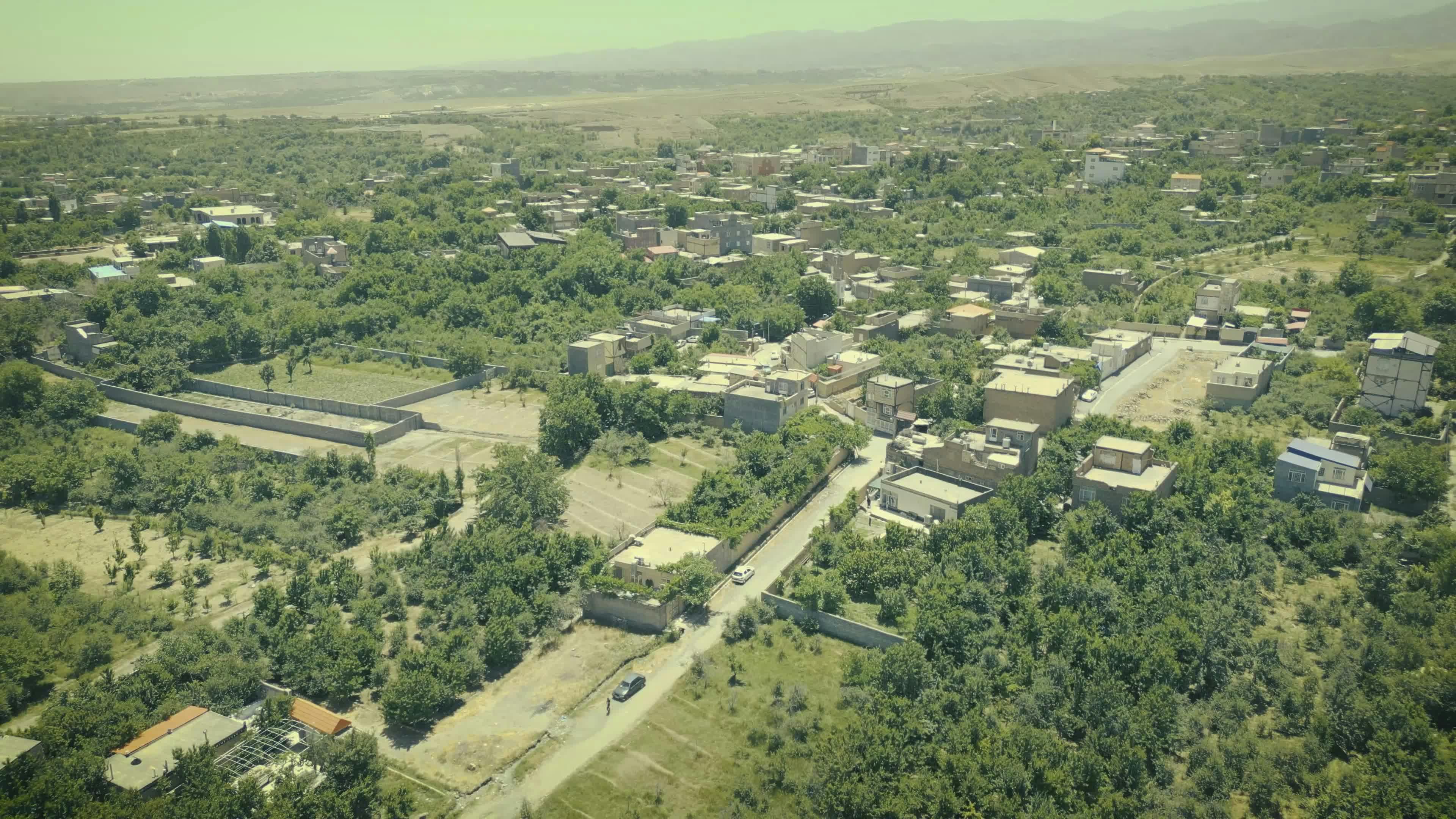 Stunning 4K Aerial View of Green Countryside Free Stock Video Footage ...