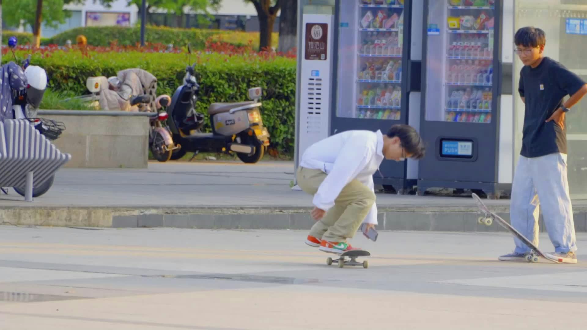 Skateboard Trick Mastered in Urban Setting Free Stock Video Footage ...