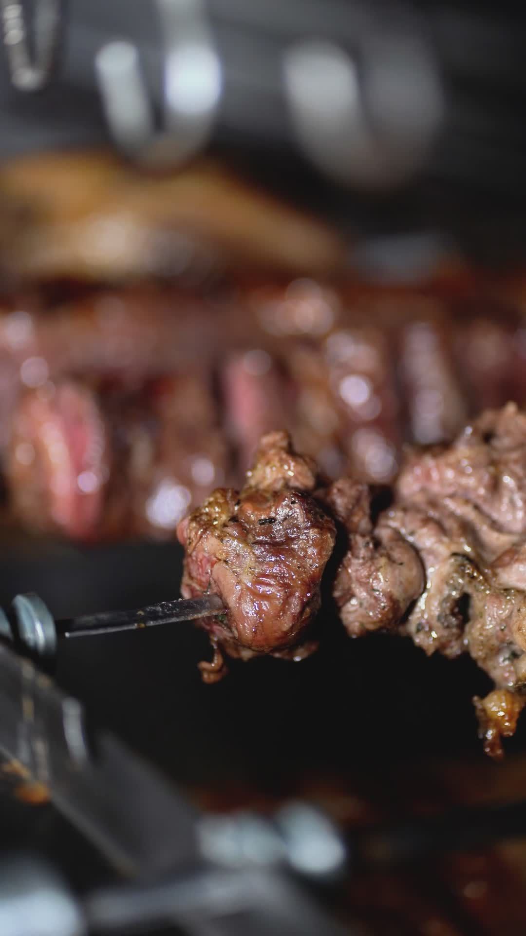 Vídeo profissional gratuito de alimento, amante de carne, apetitoso ...