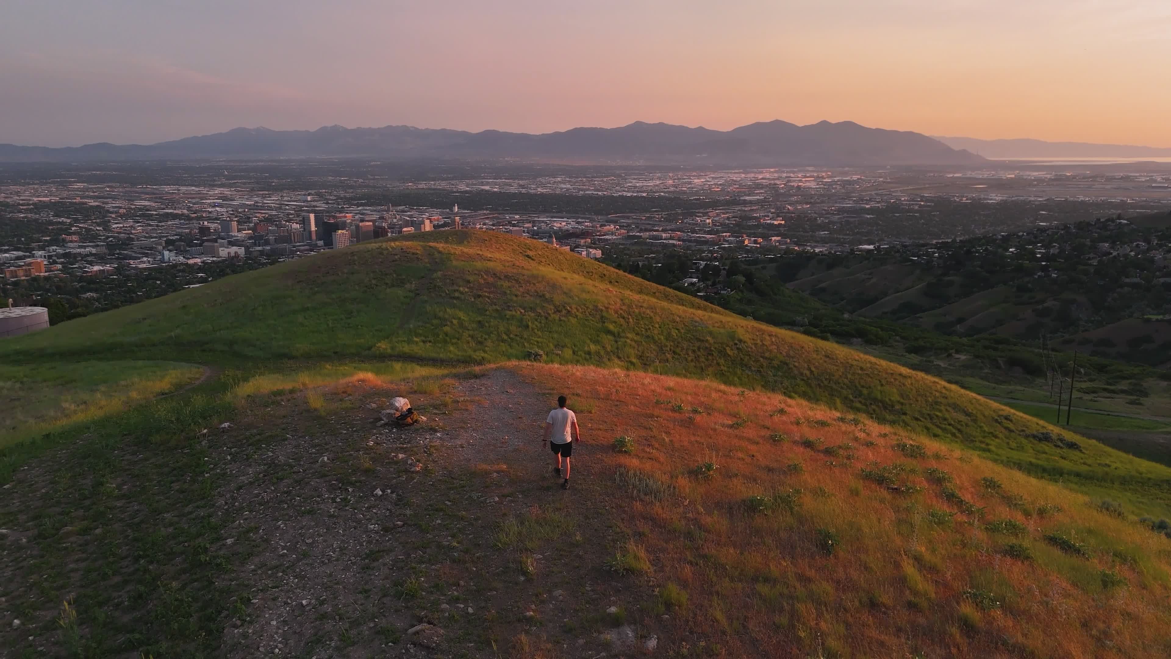 Scenic Sunset Run in Utah Hills Free Stock Video Footage, Royalty-Free ...