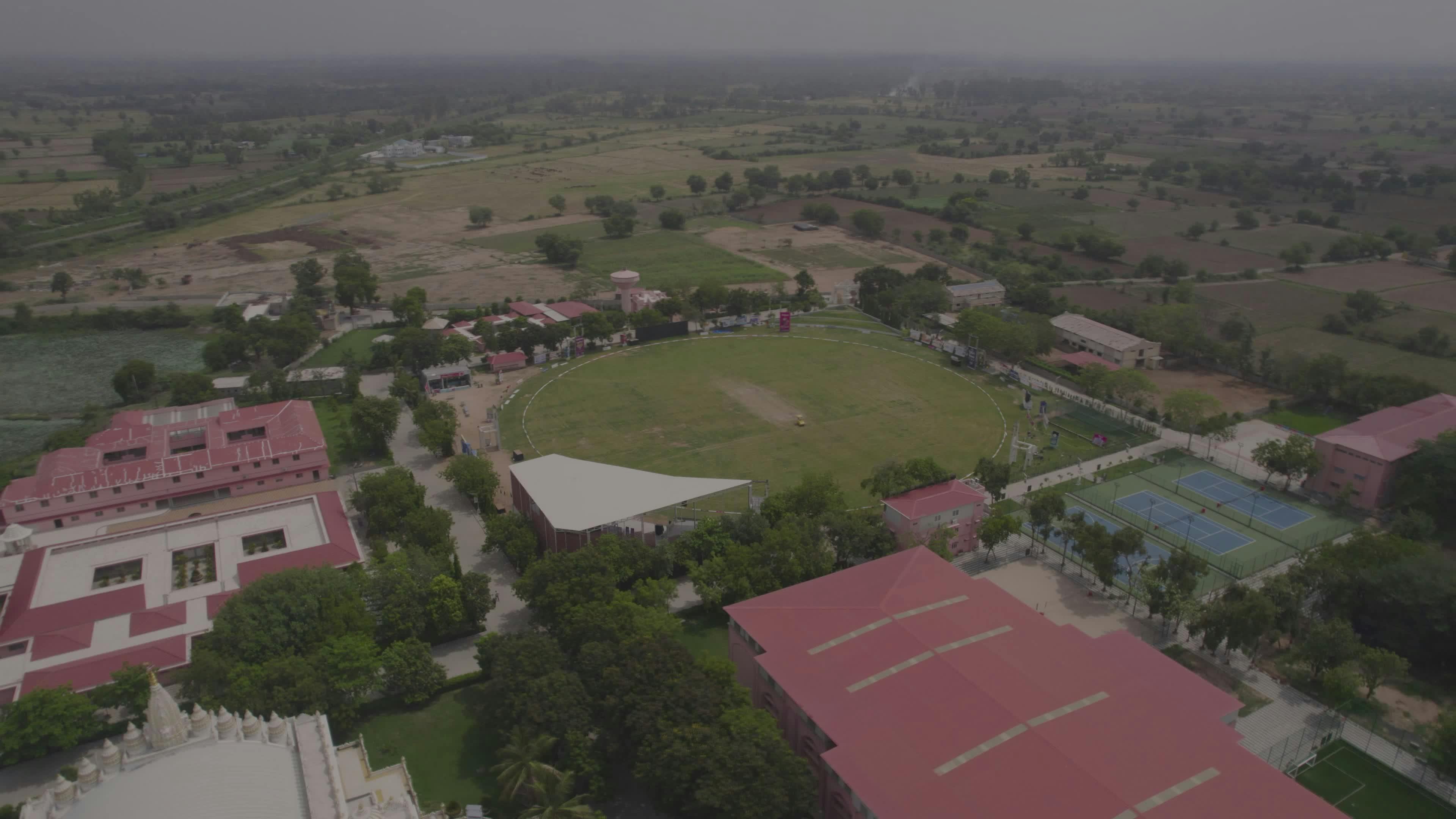 Aerial View of Indian Sports Complex Free Stock Video Footage, Royalty ...