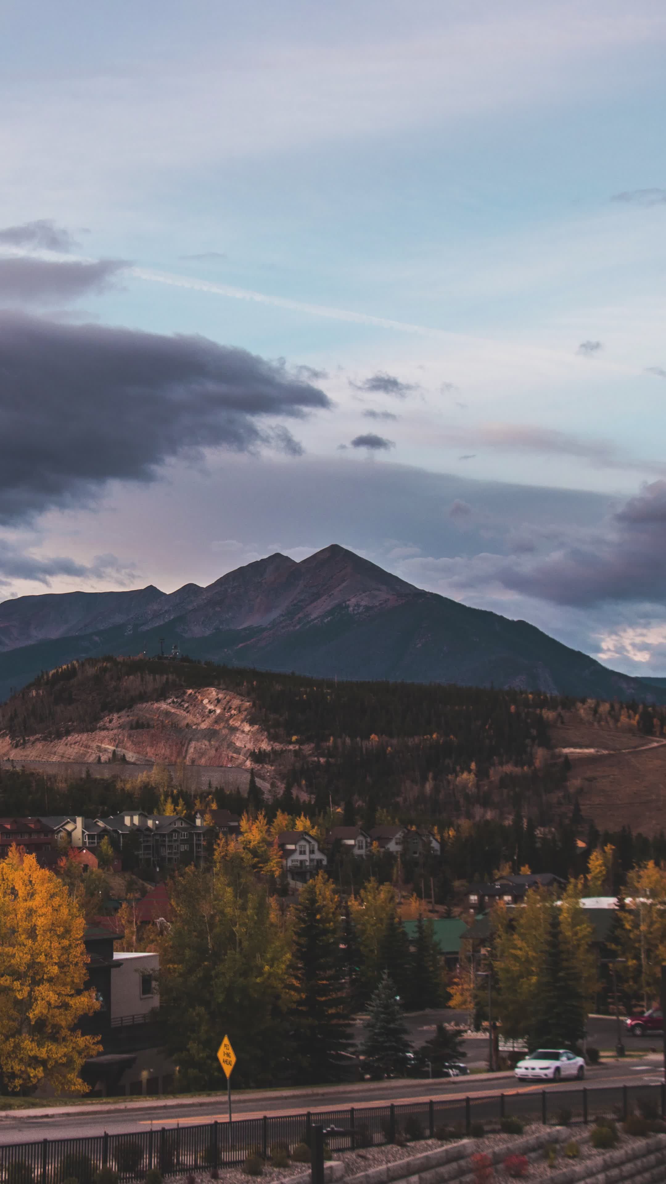 Breathtaking Fall Vista in Colorado Mountains Free Stock Video Footage ...