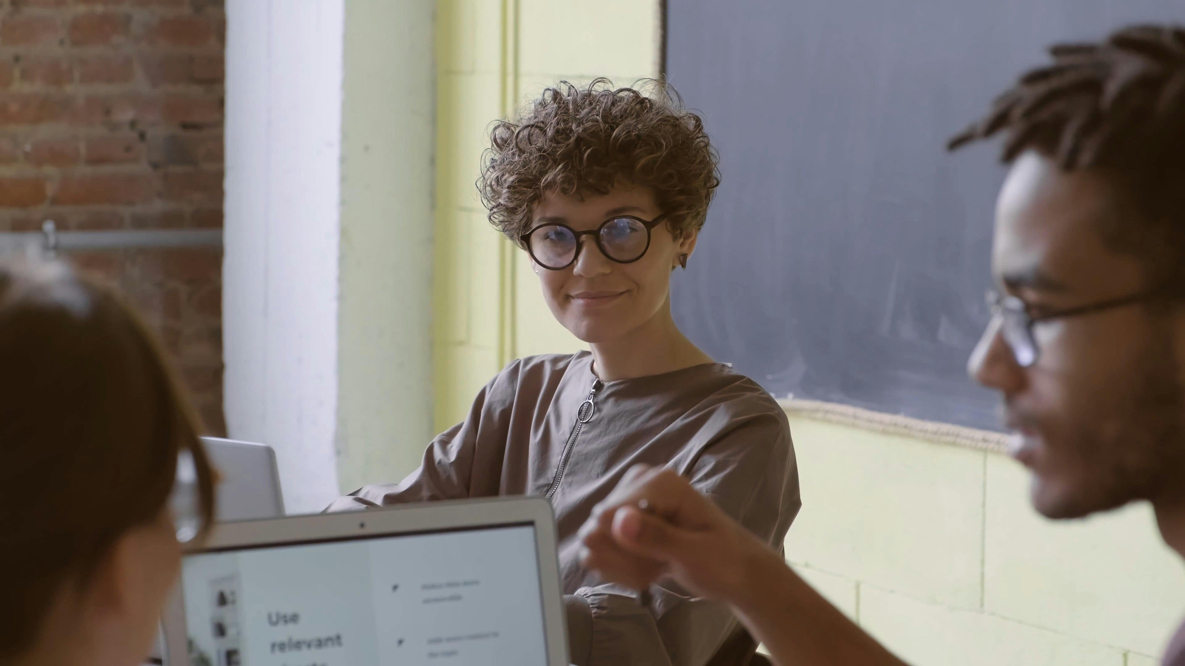 Group Of People Discussing In A Meeting Free Stock Video Footage ...