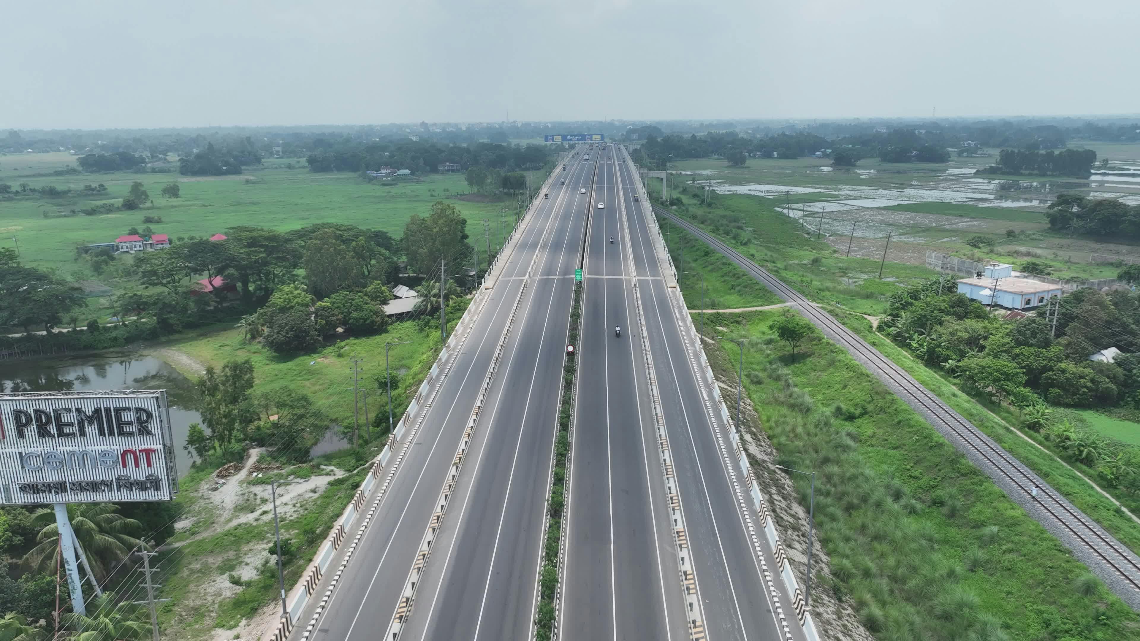 Aerial View of Dhaka-Mawa Expressway Free Stock Video Footage, Royalty ...