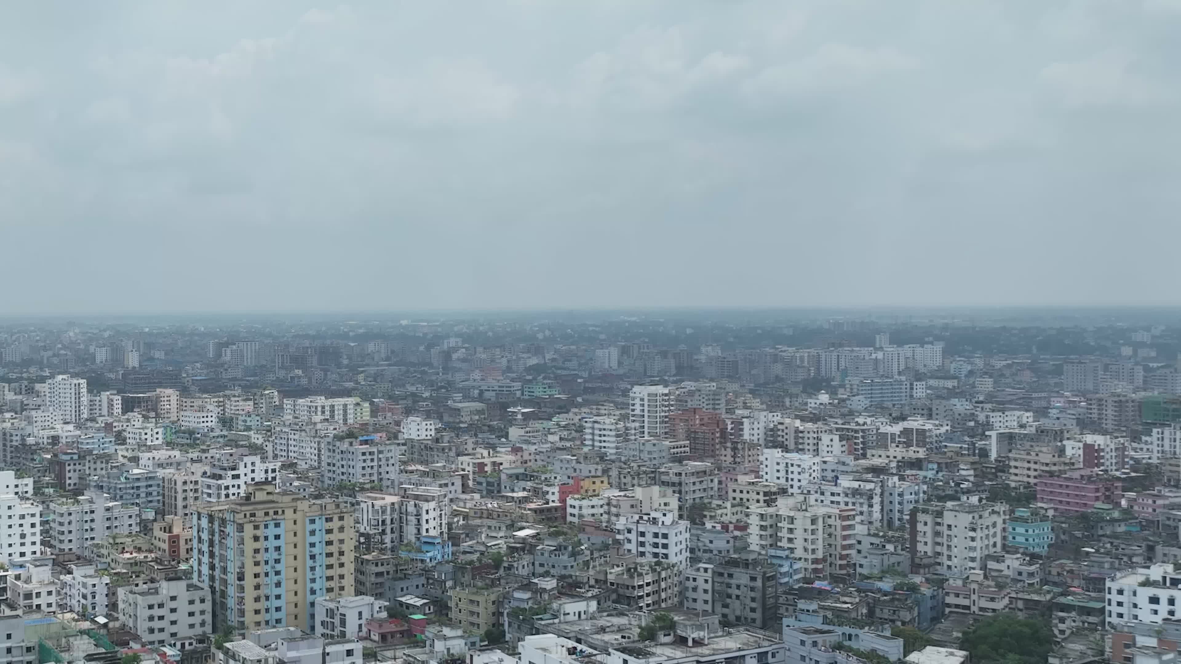 Majestic Aerial View of Dhaka Cityscape Free Stock Video Footage ...