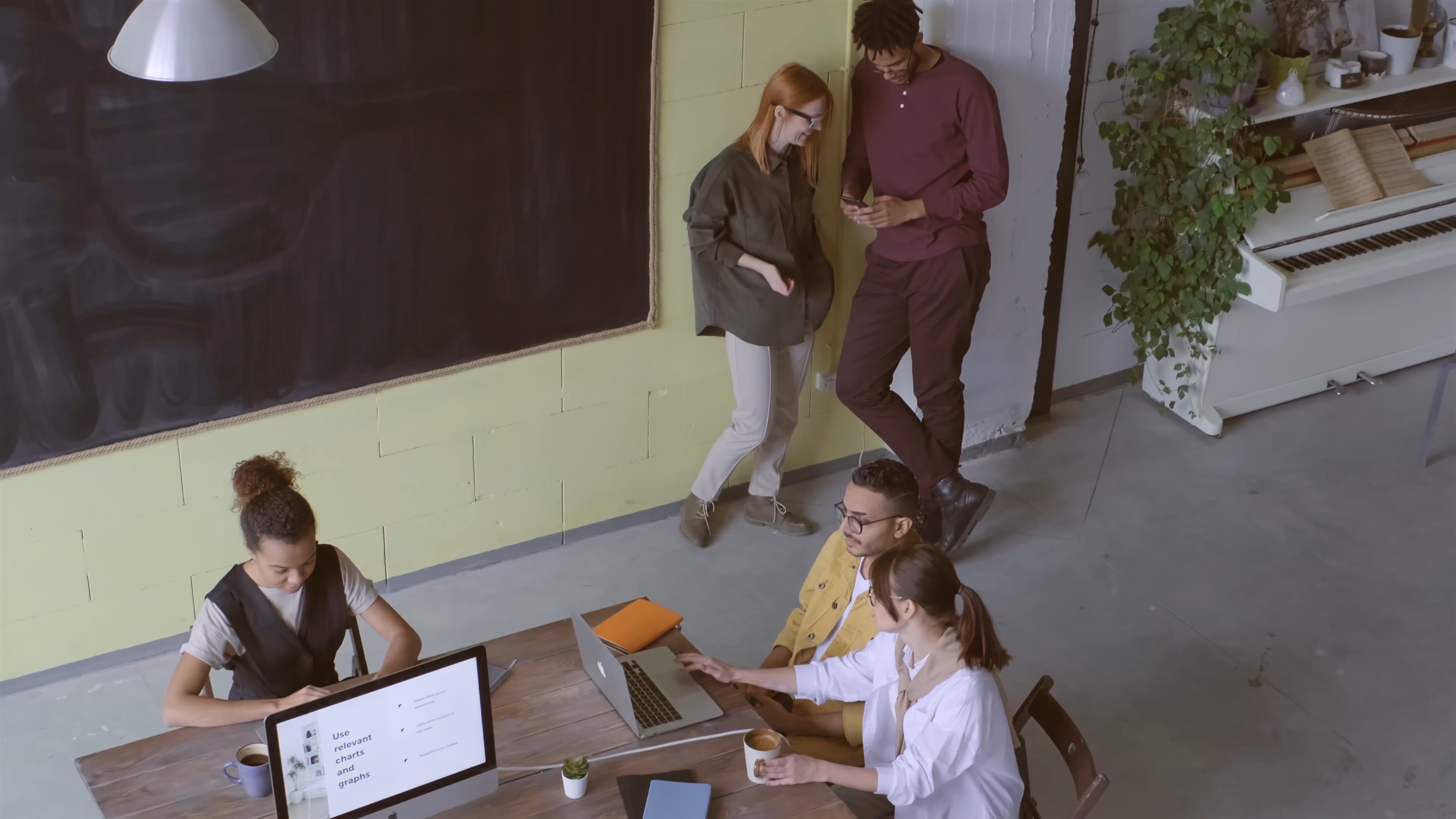 Group Of People Busy Doing Their Work · Free Stock Video