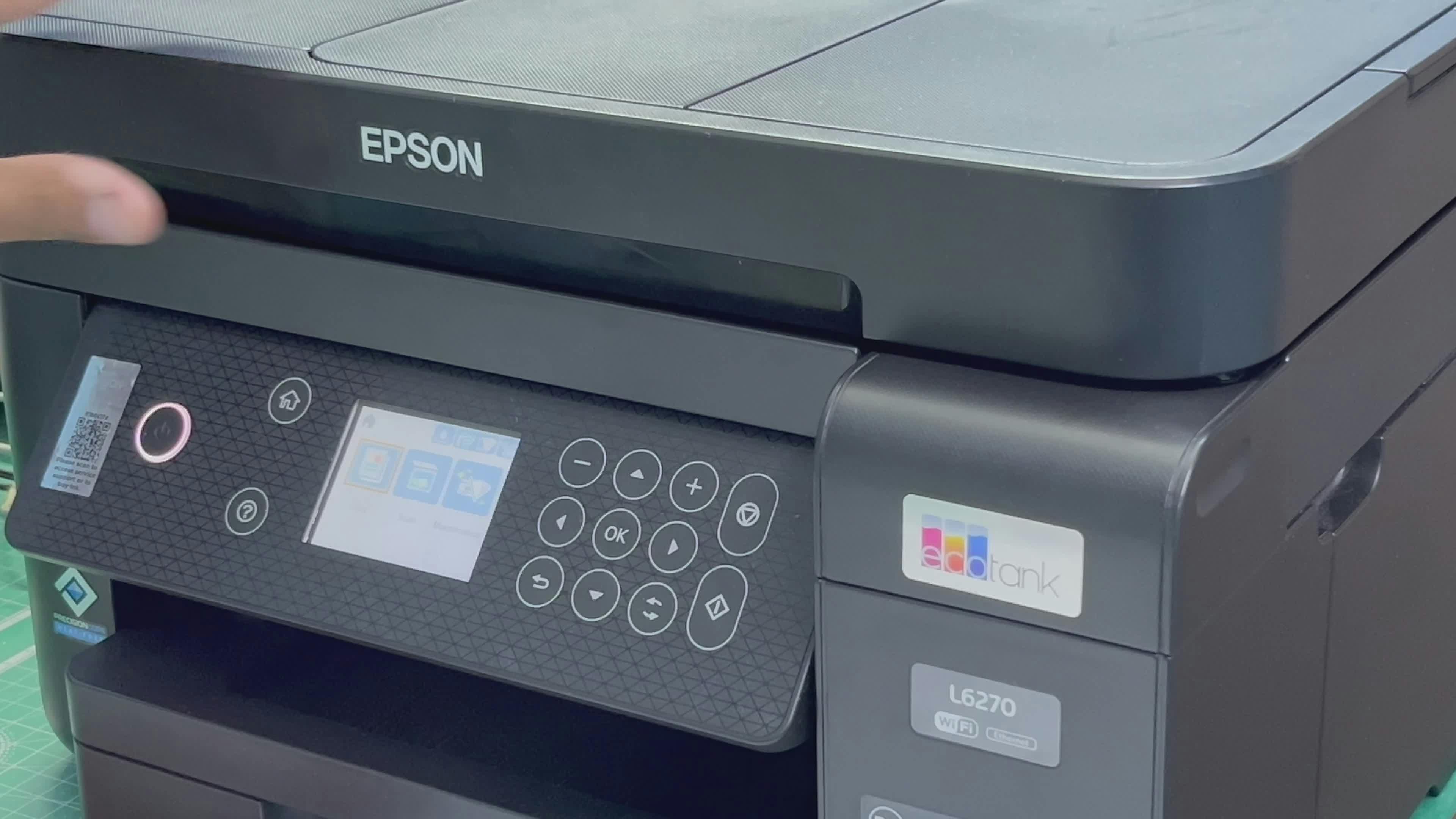 Efficient Document Scanning with Modern Printer Free Stock Video ...
