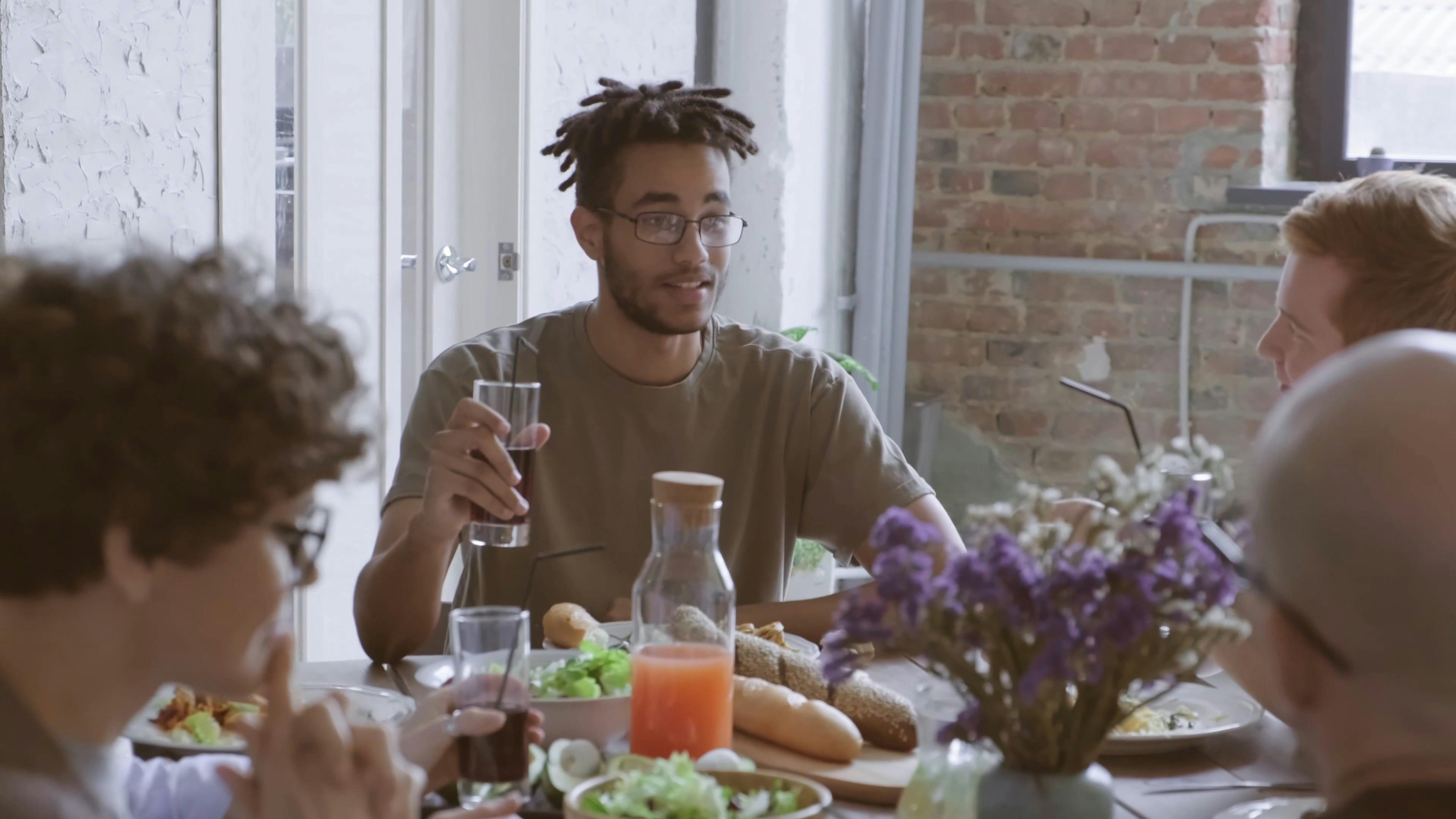 Group Of People Making A Toast Free Stock Video Footage, Royalty-Free ...