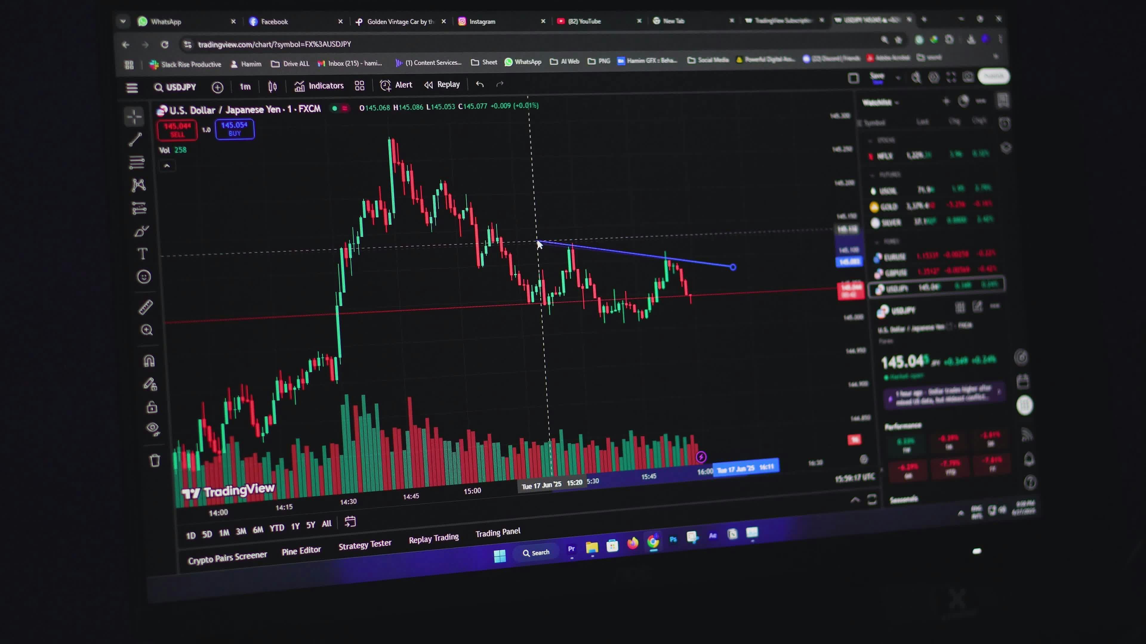 Dynamic Crypto Market Analysis on Screen Free Stock Video Footage ...