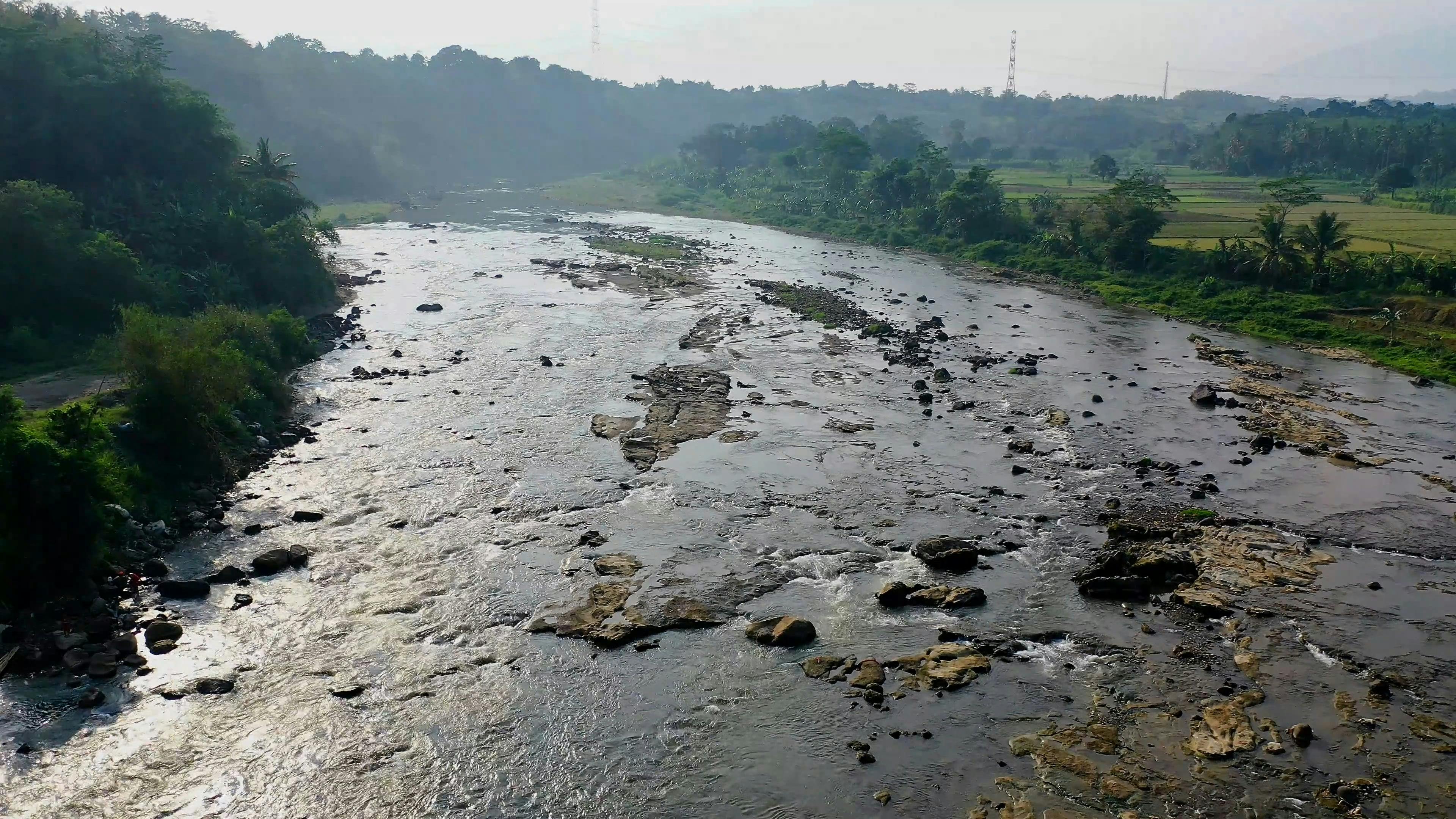 Drone Footage Of River · Free Stock Video