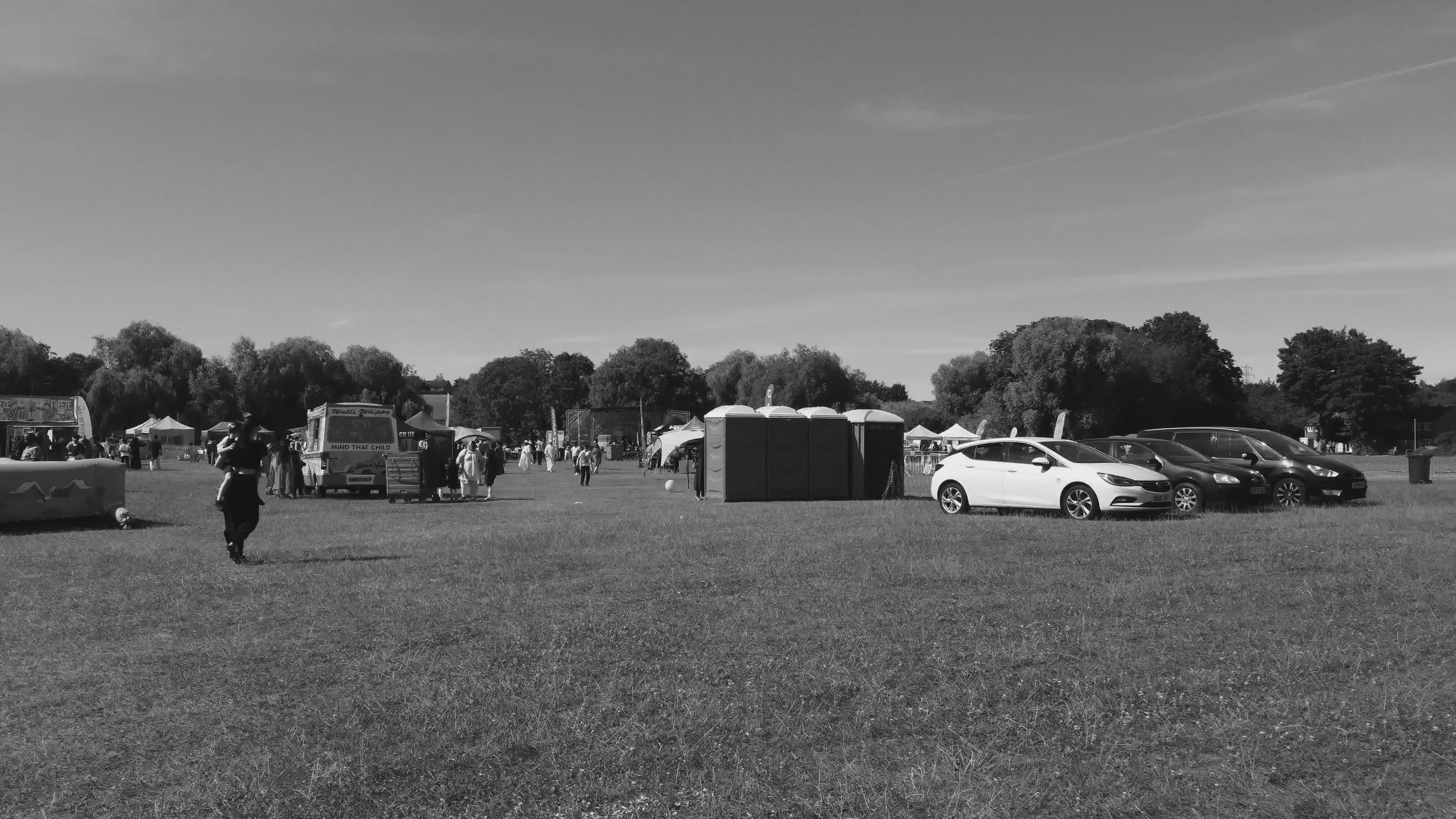 Lively Outdoor Community Festival with Booths Free Stock Video Footage ...