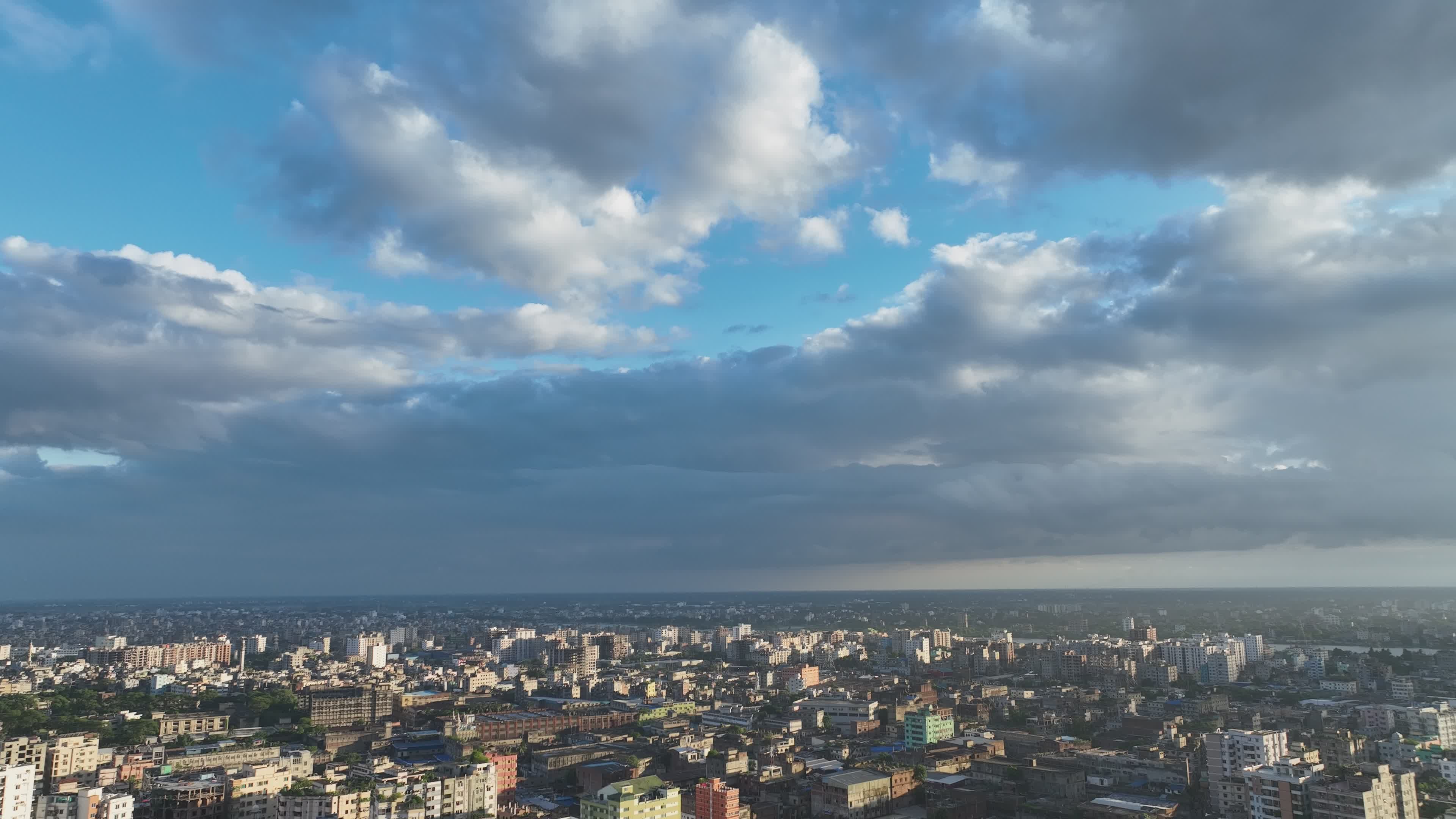 Aerial View of Dhaka Cityscape at Daytime Free Stock Video Footage ...