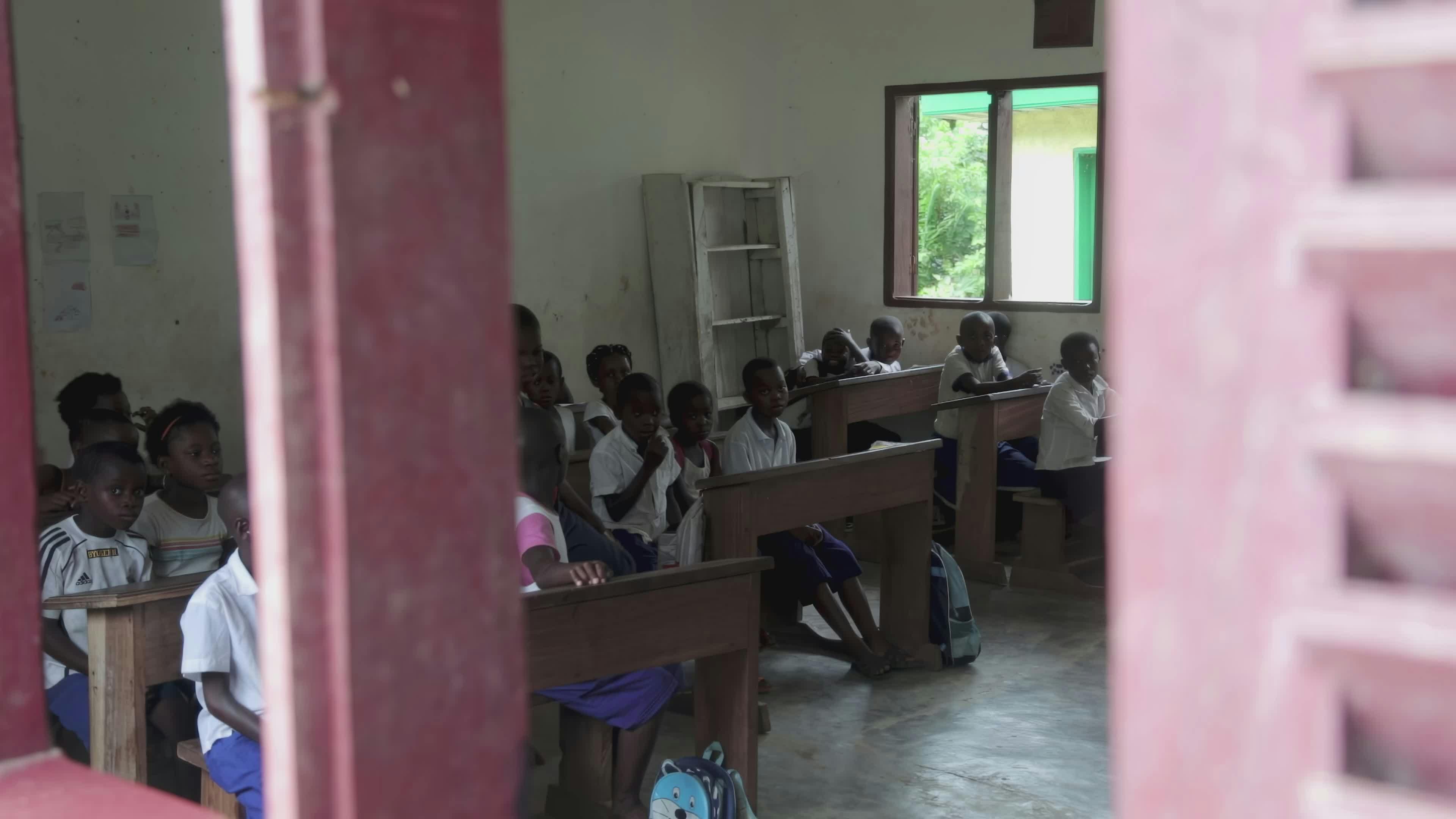 Engaged Students Learning in Rural Classroom Free Stock Video Footage ...