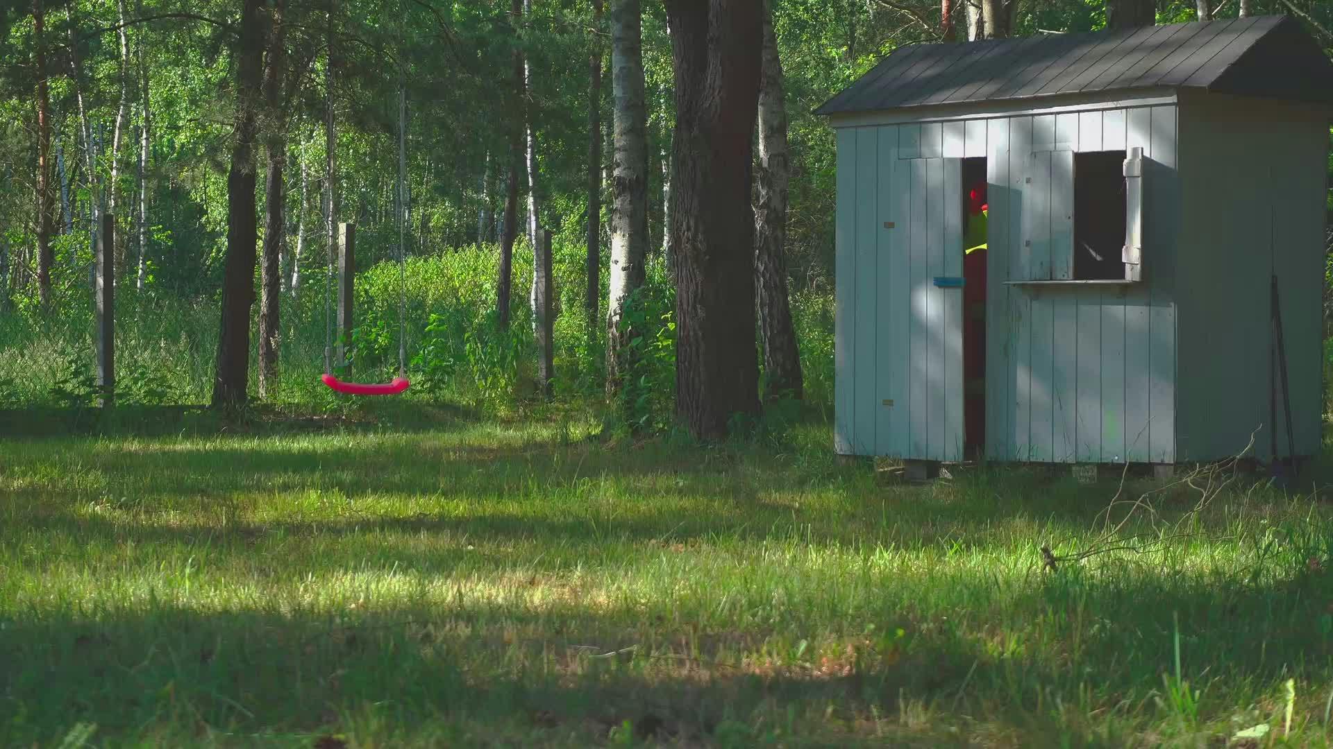 Peaceful Summer Cabin in Forest Free Stock Video Footage, Royalty-Free ...