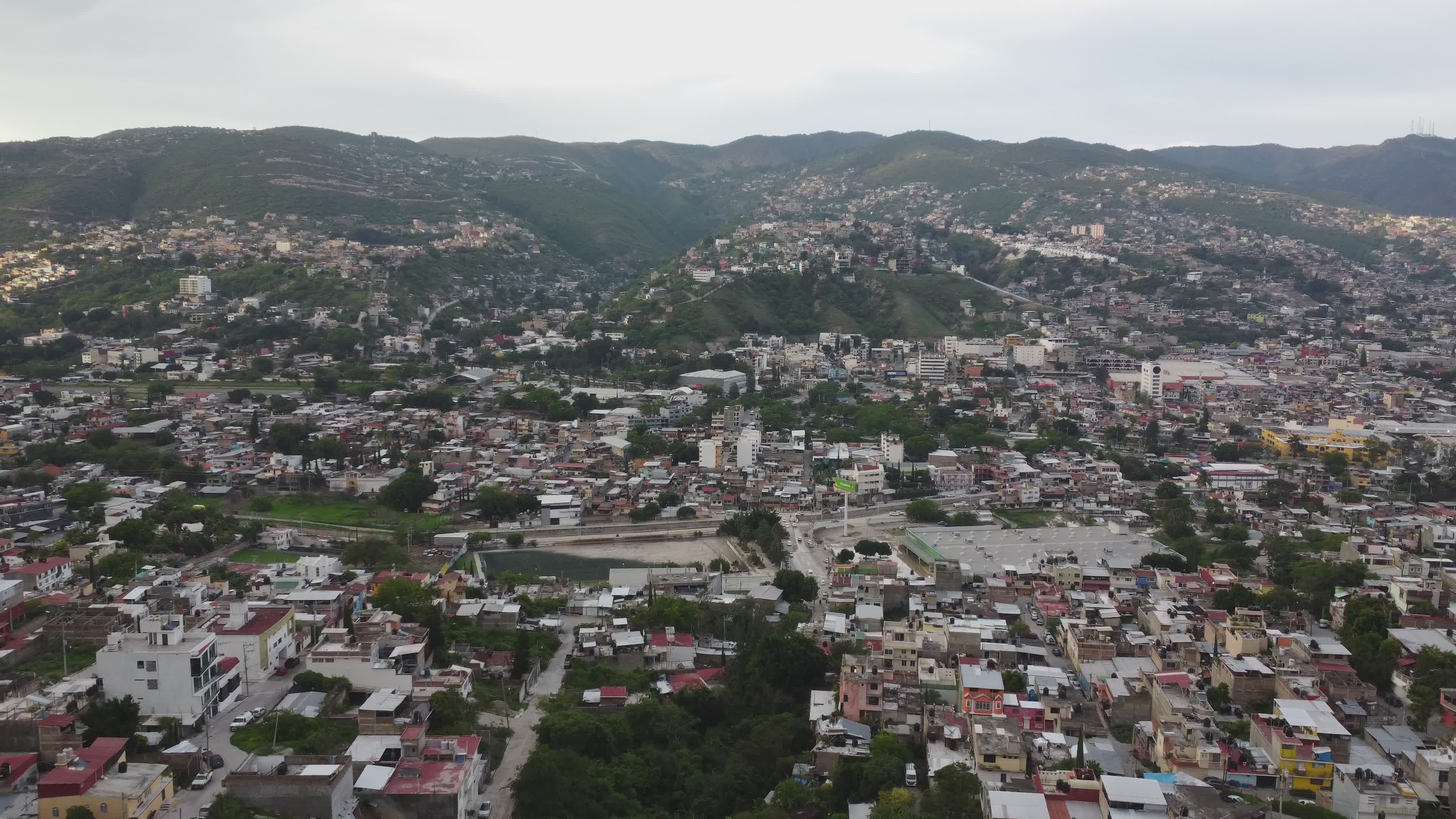 Aerial View of Chilpancingo Cityscape Free Stock Video Footage, Royalty ...
