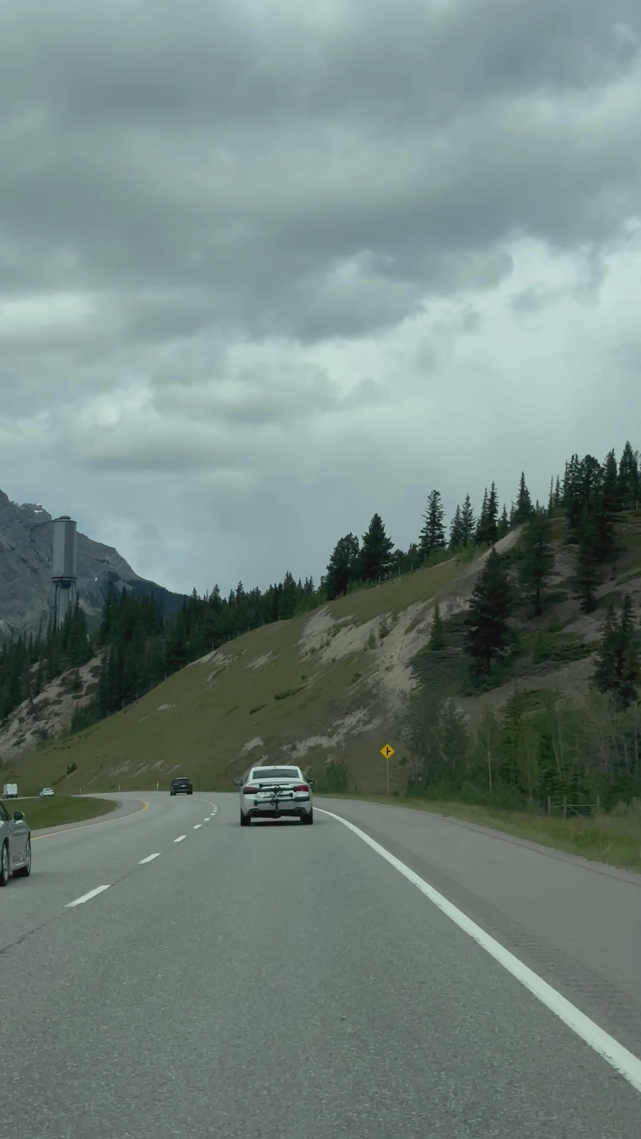 Scenic Drive Through Majestic Mountains Free Stock Video Footage ...