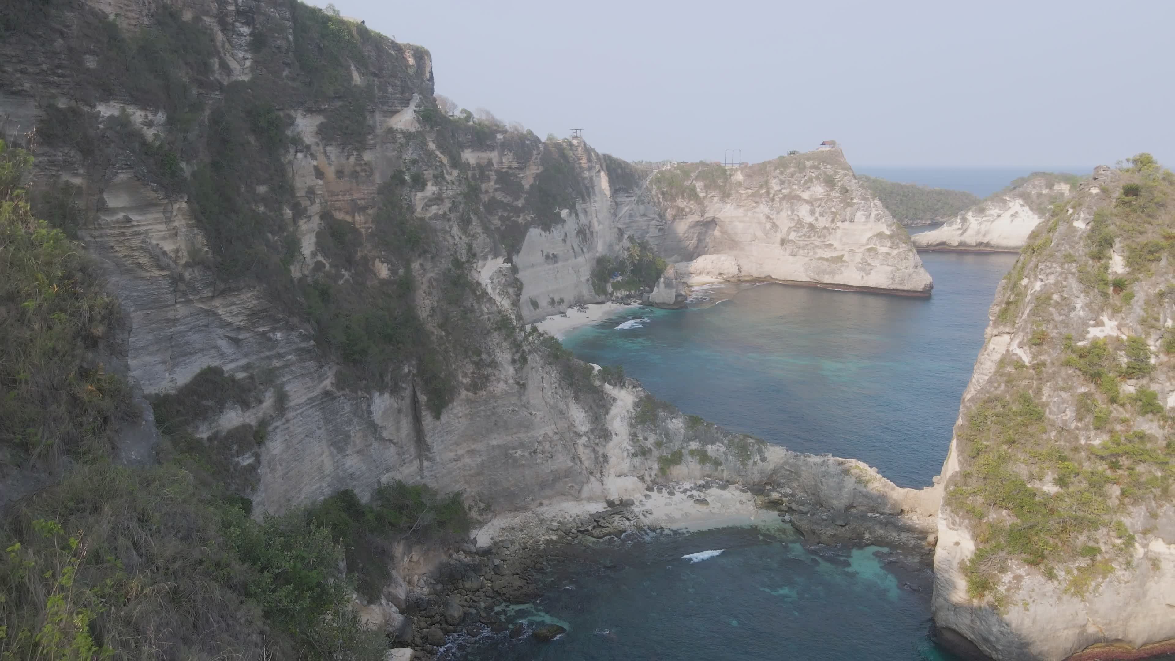 Stunning Cliffside Ocean View in Bali Free Stock Video Footage, Royalty ...